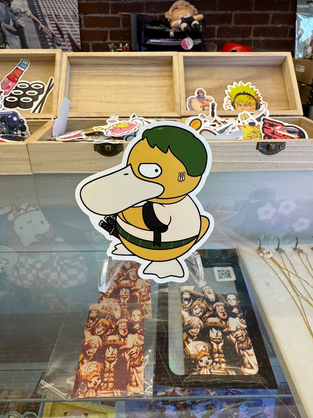 Psyduck X Zoro pokemon One Piece Crossover Sticker - Etsy