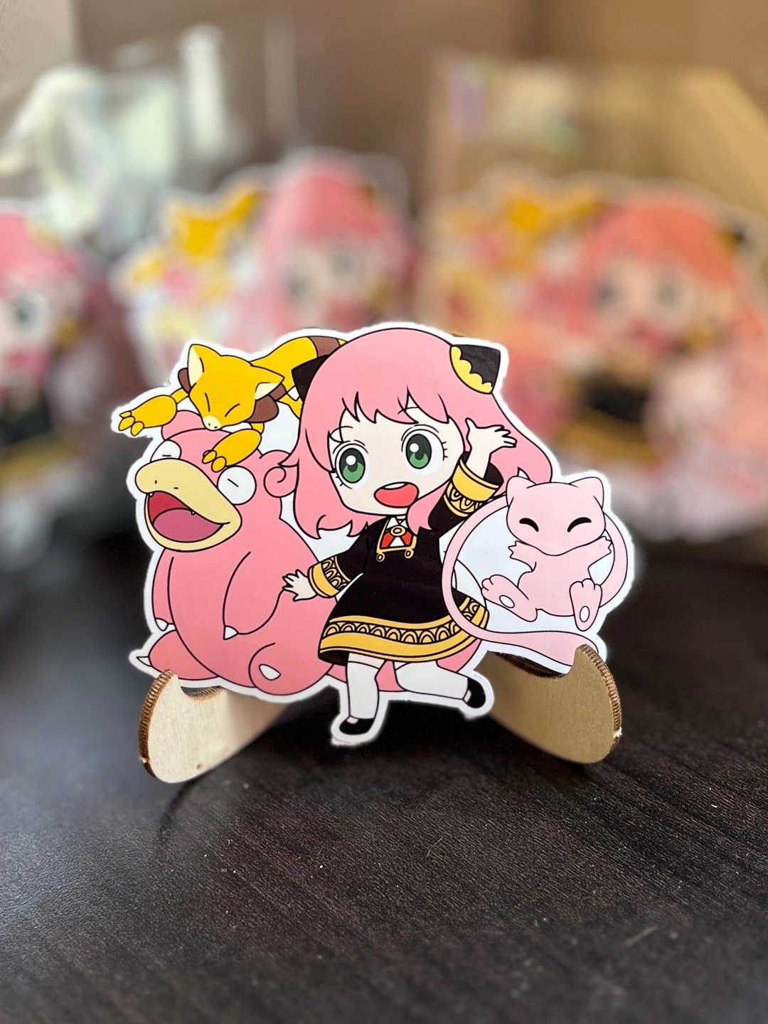 Anya With Pokémon Sticker - Etsy