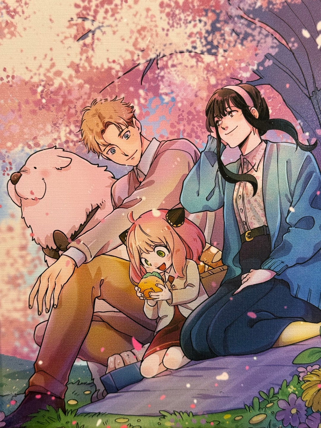 Spy X Family Art Print Sakura Viewing - Etsy