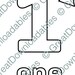 Printable Numbers With Triangles - Etsy