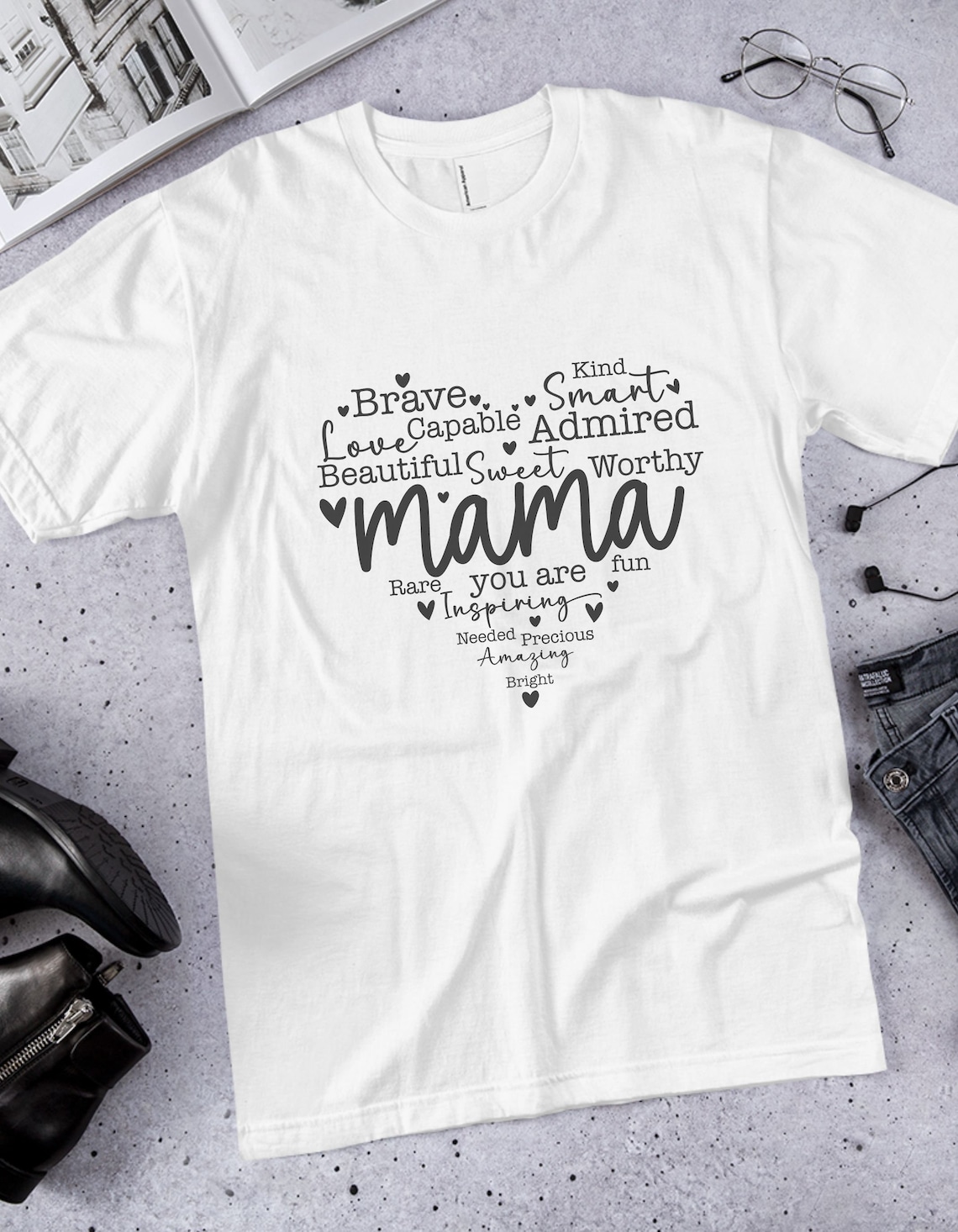 Mom in a Heart - SVG Digital File for Cutting Machine, SVG File, Mother ...