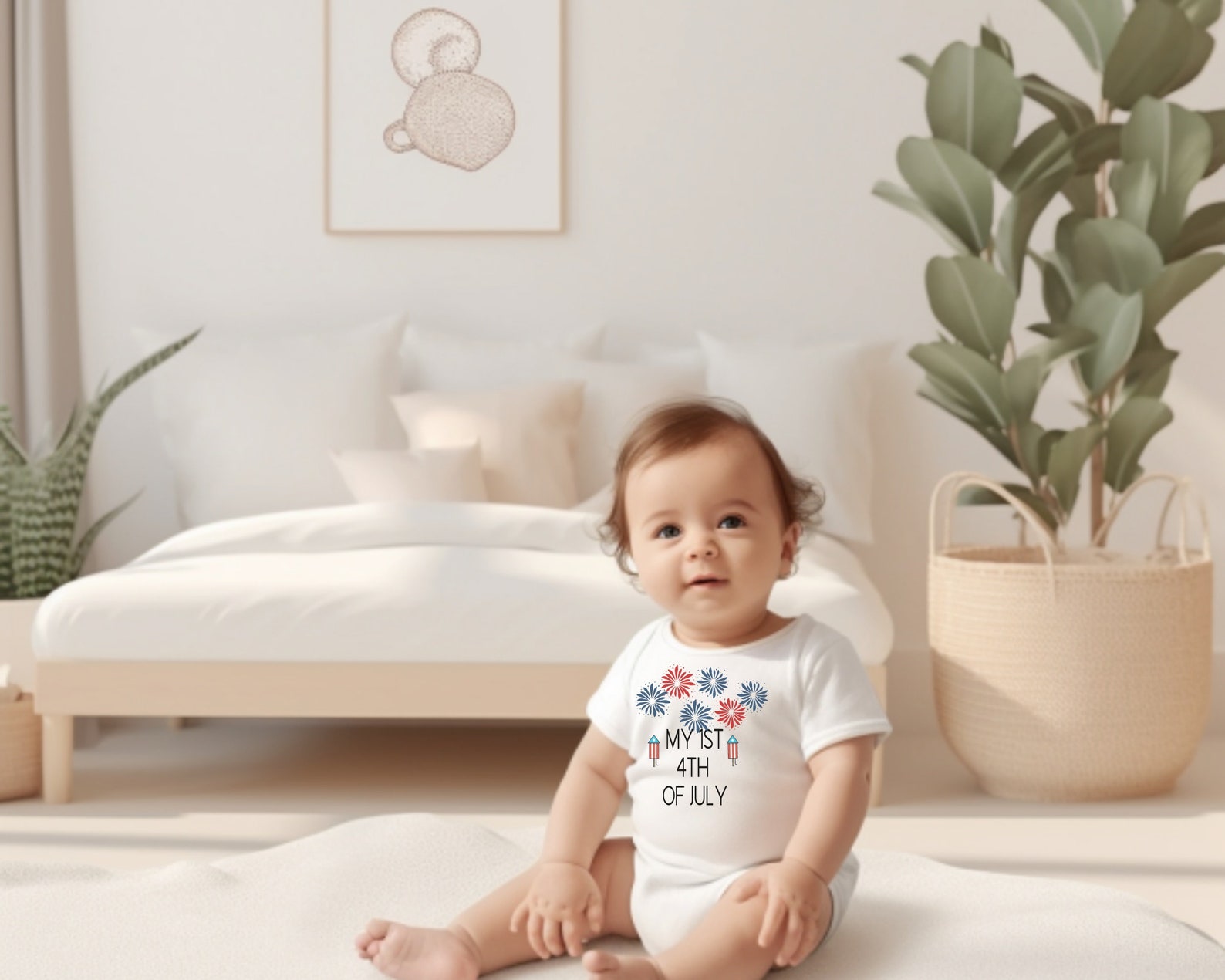 Baby's First 4th of July Svg File New Mom New Baby Cut - Etsy