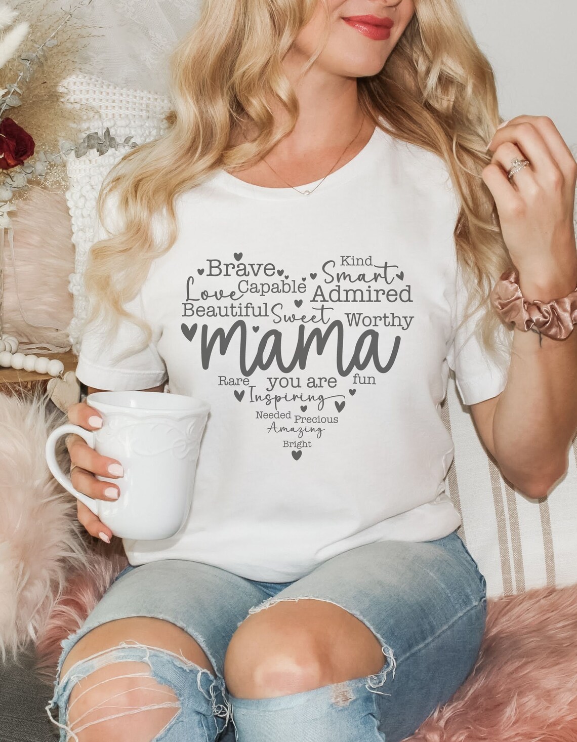 Mom in a Heart - SVG Digital File for Cutting Machine, SVG File, Mother ...