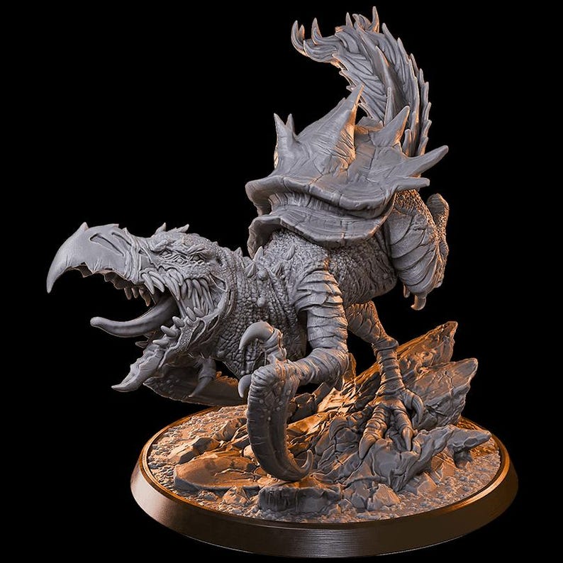 Hook Horror Miniature Resin 3D Printed Fantasy Dnd RPG Tabletop Gaming ...