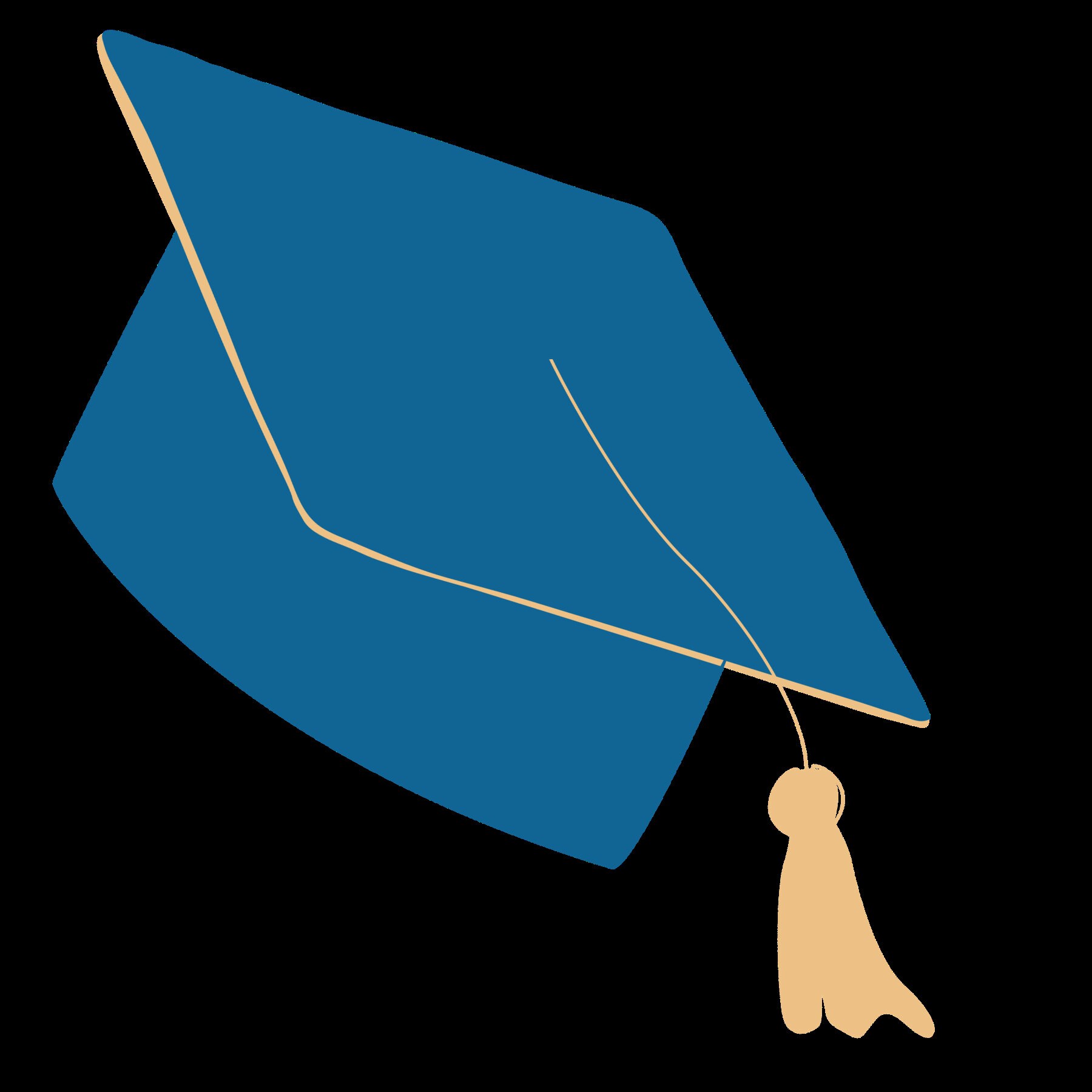 Printable File, You Choose Your Color, Graduation Hat. Each Different ...