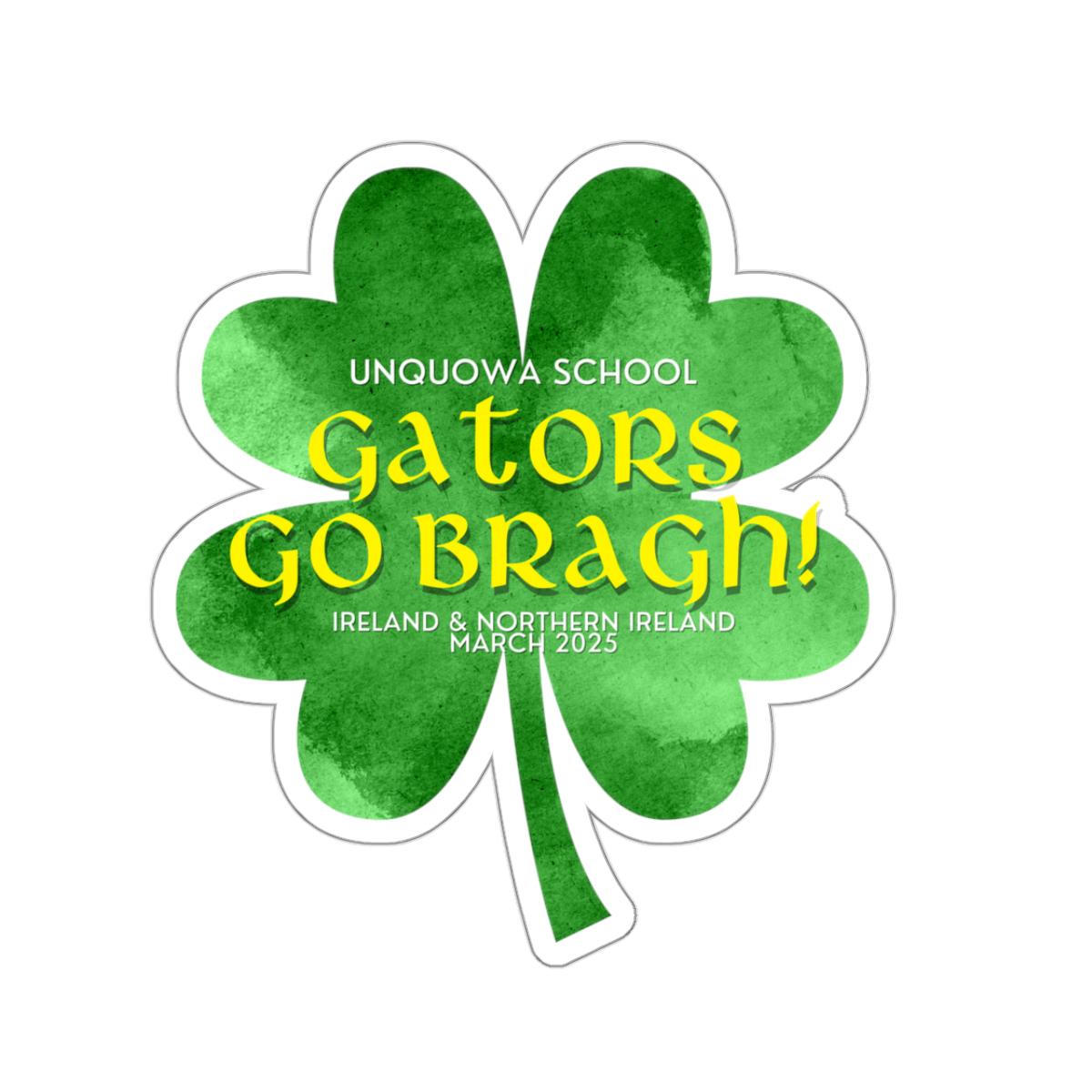 Personalize St. Patrick's Day 4 Leaf Clover Sticker, Personalize Text ...