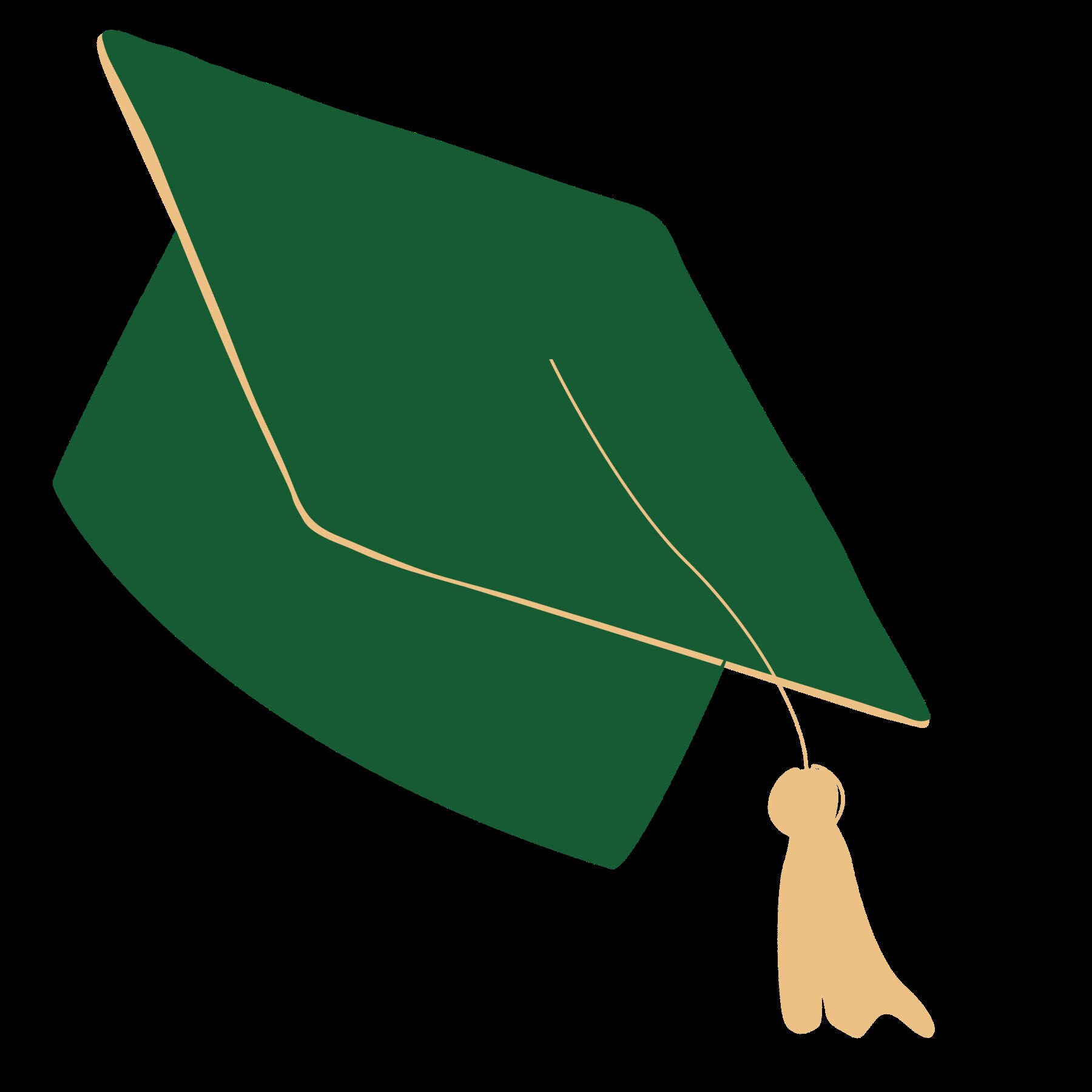 Printable File, You Choose Your Color, Graduation Hat. Each Different ...