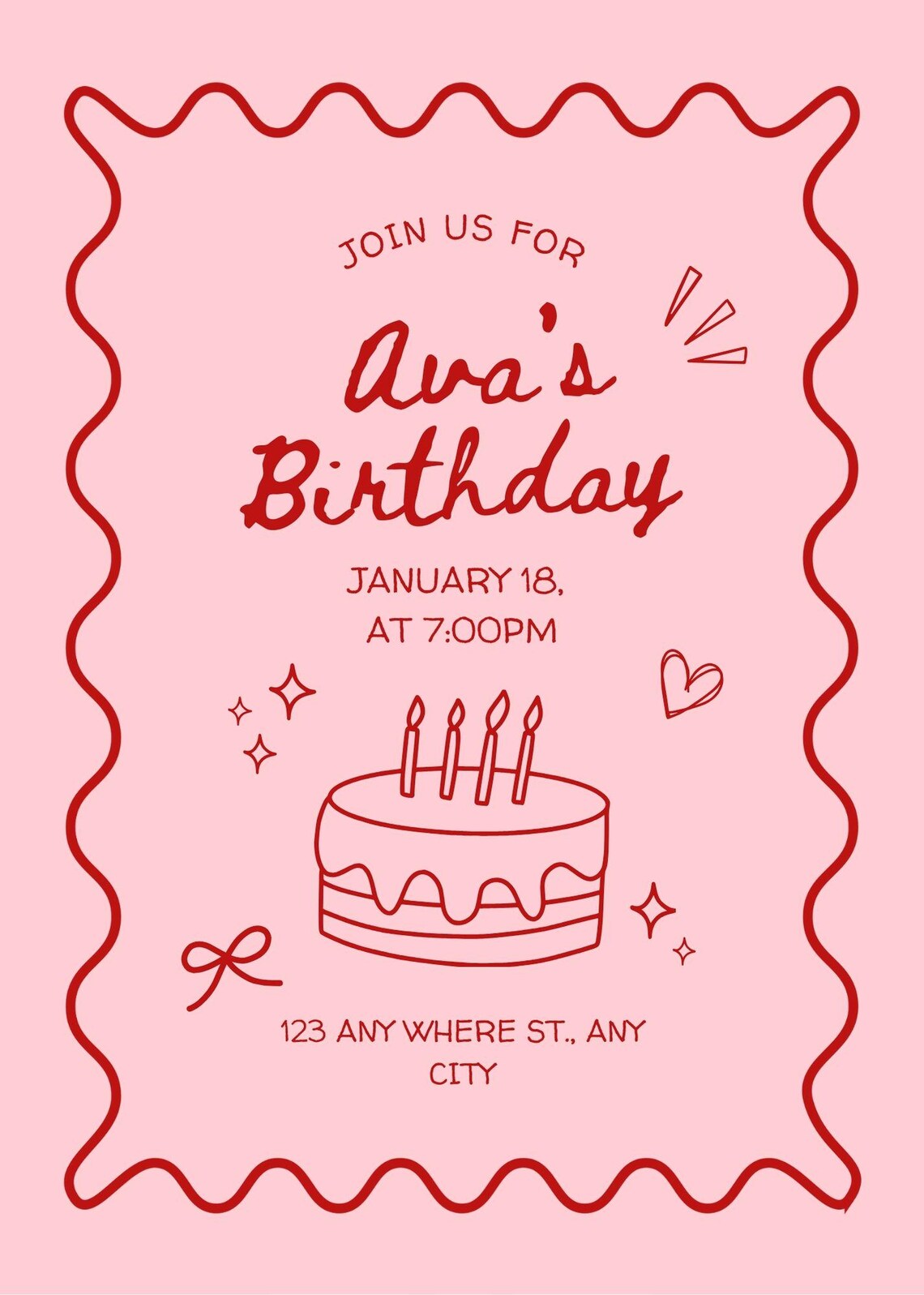 Printable Personalized Birthday Card | Birthday Card Printable ...