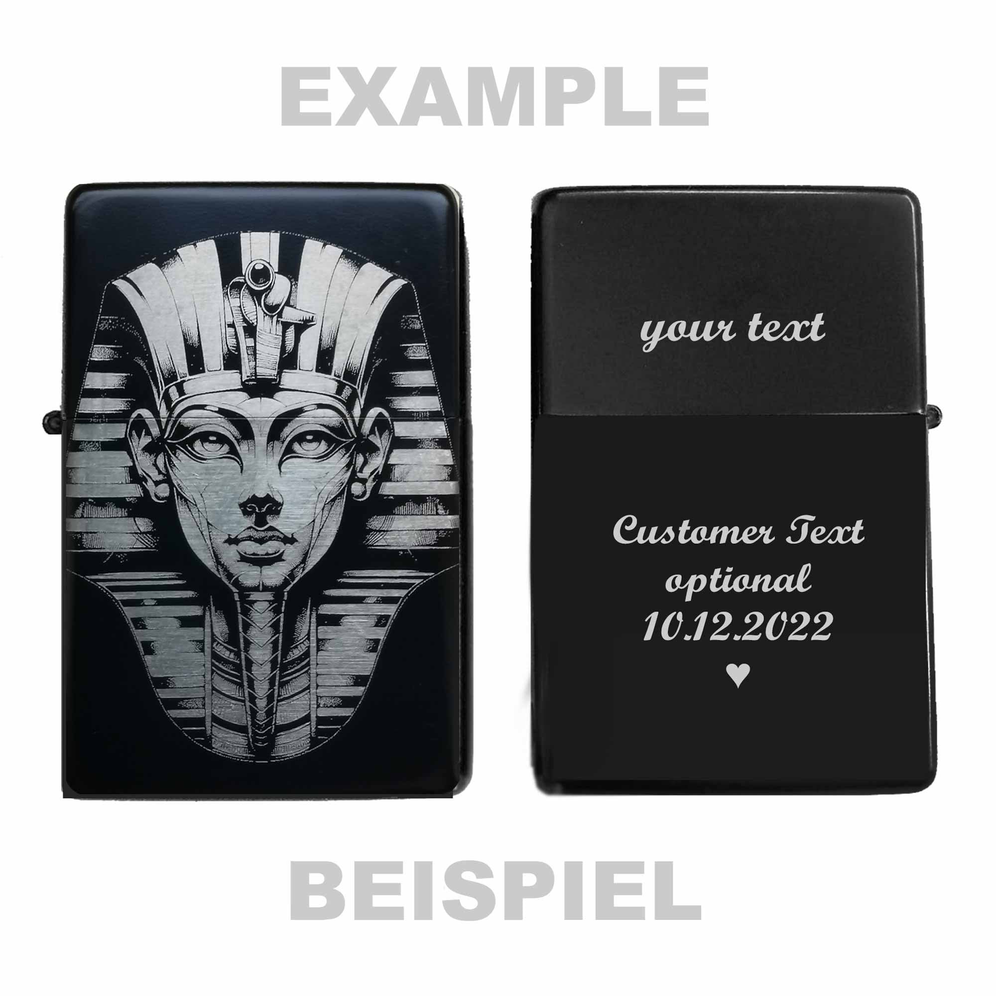 Pharaoh Lighter Tutankhamun Death Mask Design Storm Lighter - Etsy