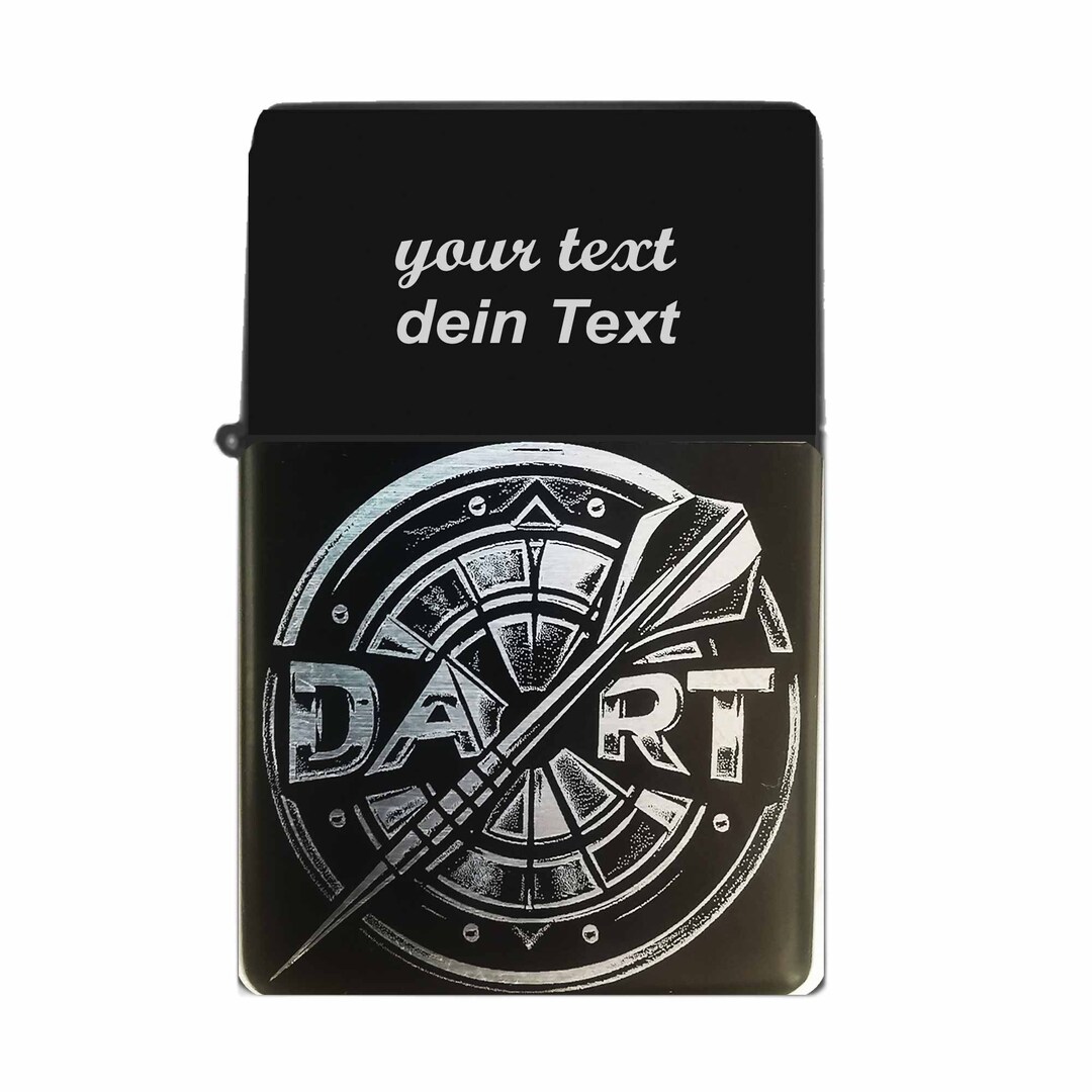 Dartboard Lighter With Engraving Personalized Gift Idea Dart Player ...