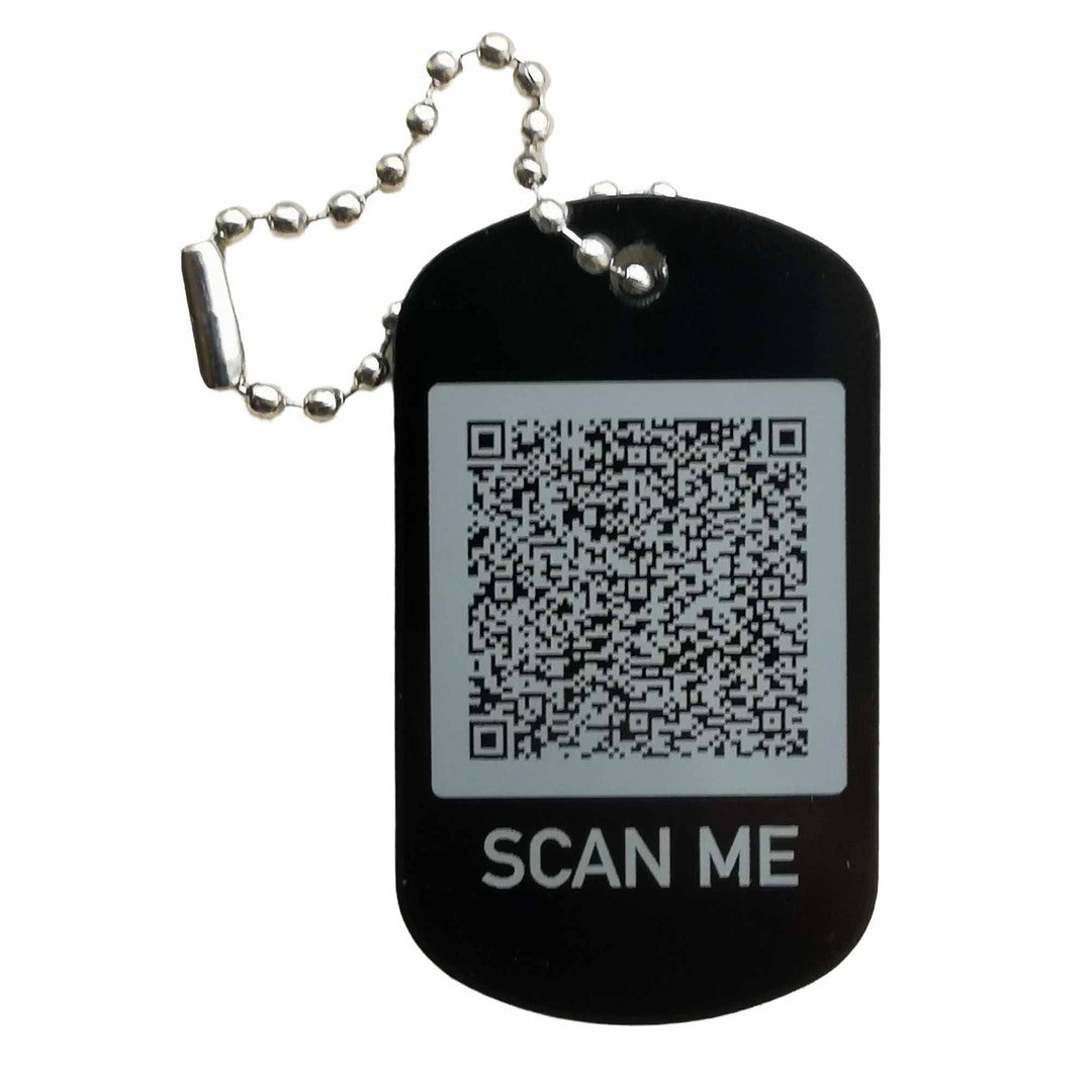 Emergency Card QR Code Keychain SOS Personalized Gift Idea Personal ...