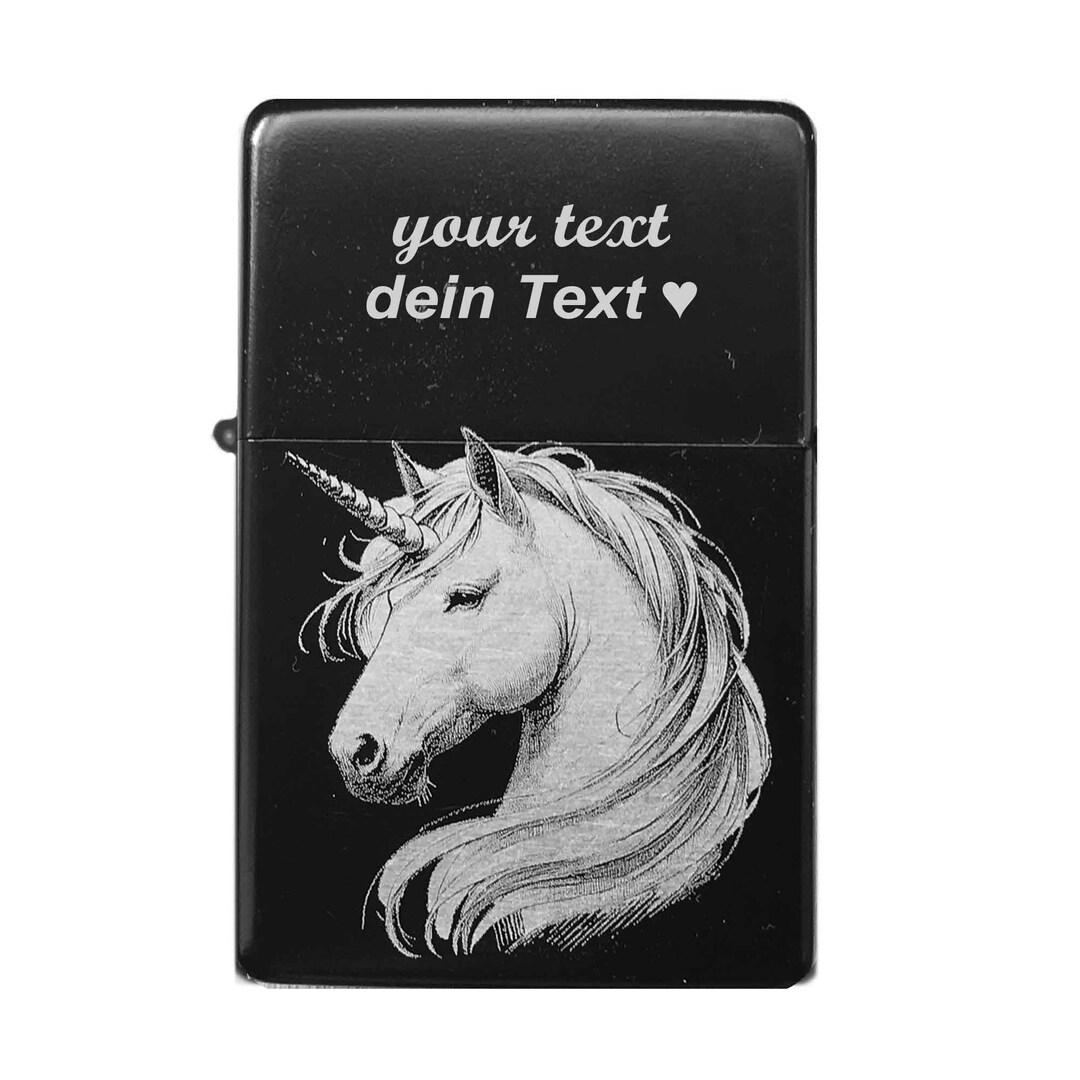 Unicorn Lighter With Custom Engraving - Mythical Creature Outdoor ...