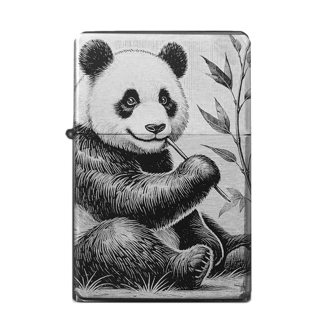 Panda Lighter With Engraving Personalized Big Panda Bear Detailed ...