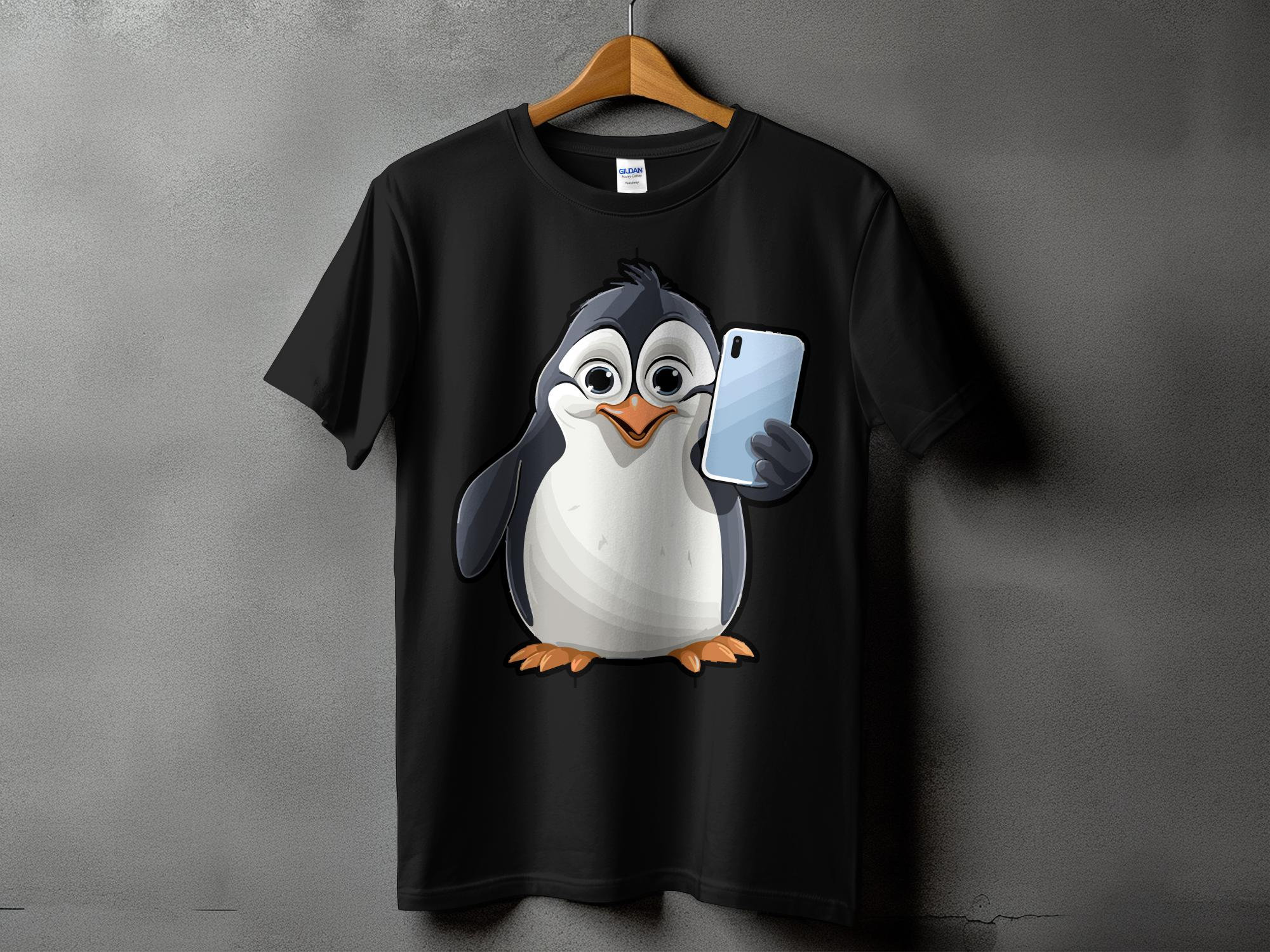 Digital Penguin Smartphone Sticker, SVG & PNG, Notebook, Scrapbooks ...