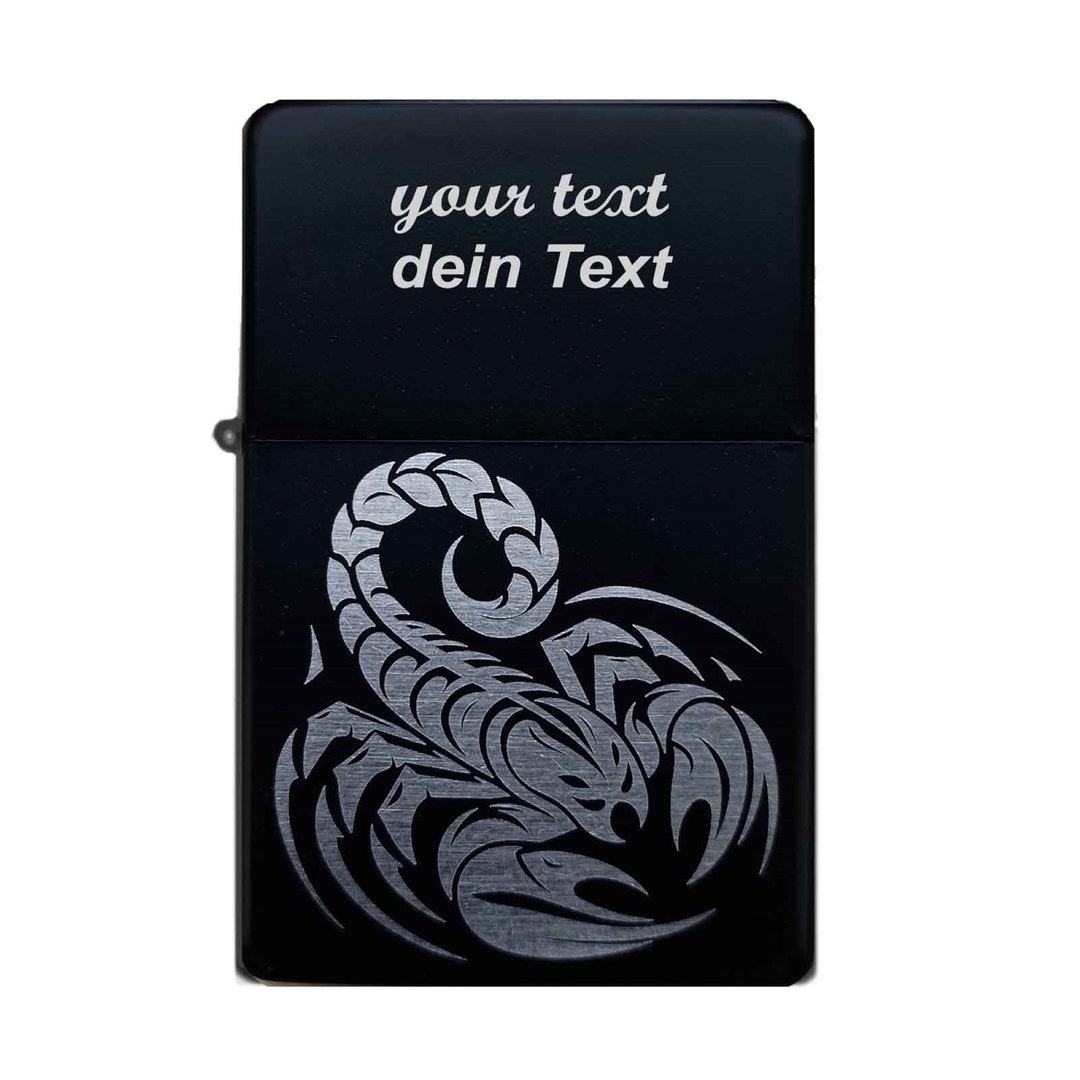 Scorpio Zodiac Lighter With Engraving Personalized Gift Birthday ...