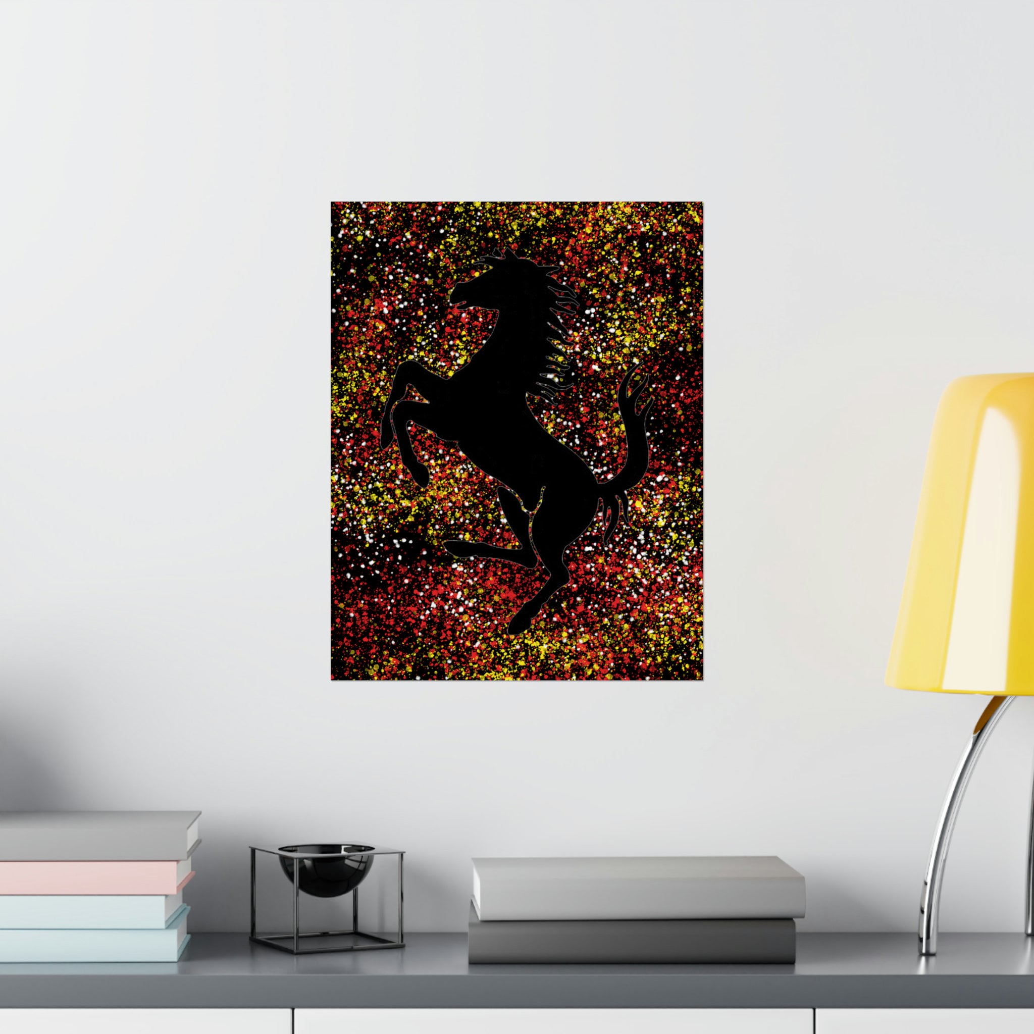 Luxury Ferrari Logo Poster - Etsy