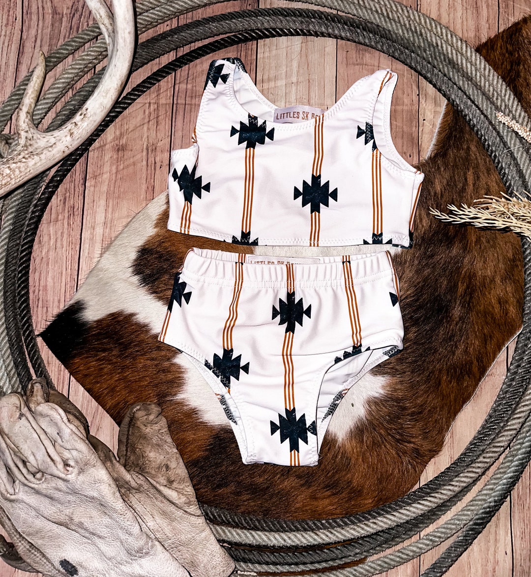 Neutral Aztec Bikini Swim Set - Etsy