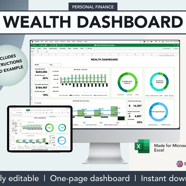 Wealth Dashboard - Etsy UK