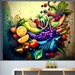 Fruits & Vegetables II Canvas Wall Art Print | Graffiti Art | Kitchen ...