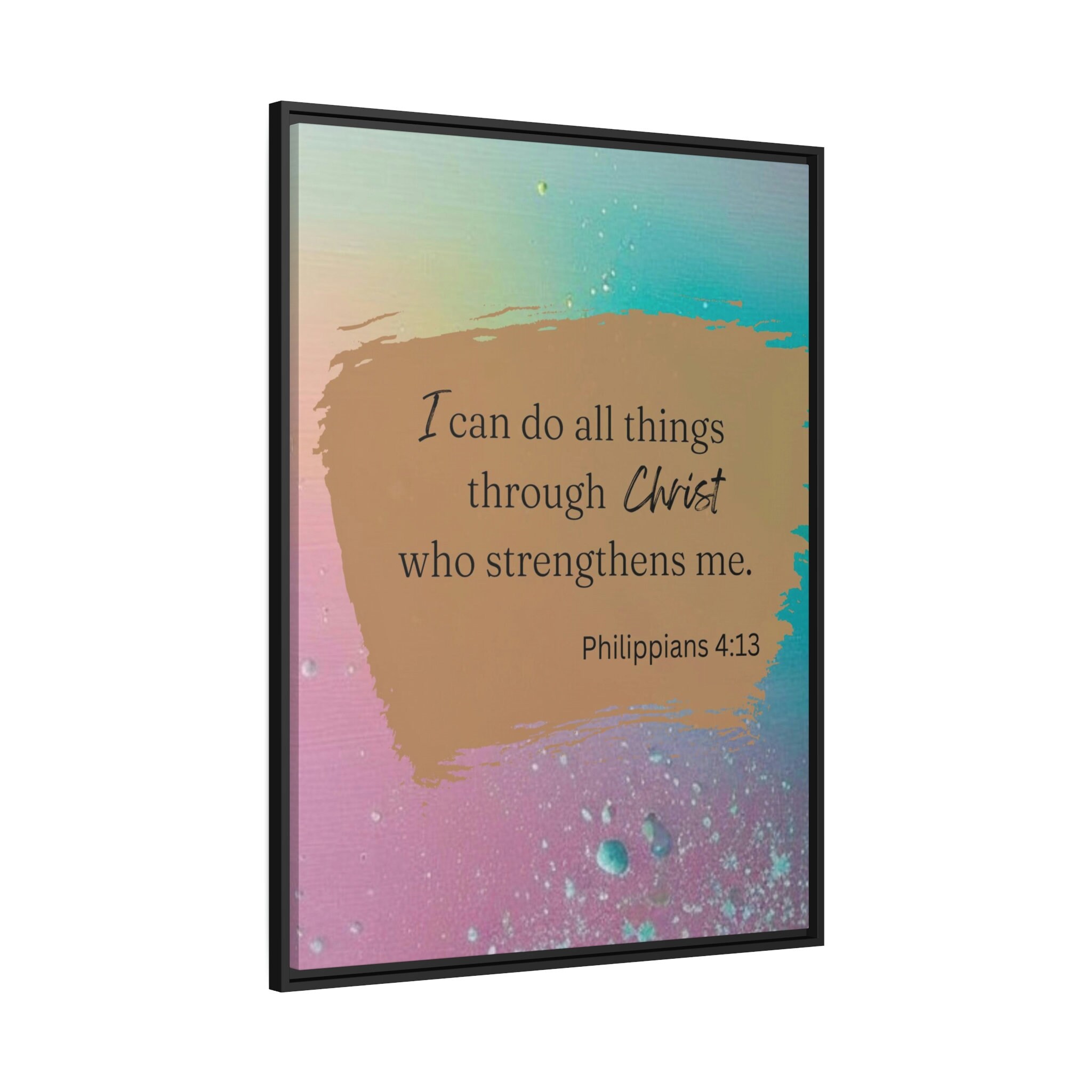 Bible Verse Pastel Canvas Wall Art Abstract Wall Art Bible Verse Living ...