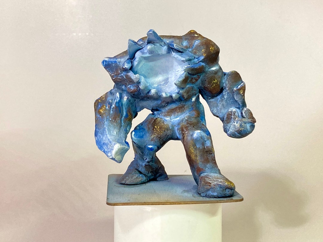 Earth Ice Elemental DND Handmade and Painted, 28mm Scale Dungeons ...