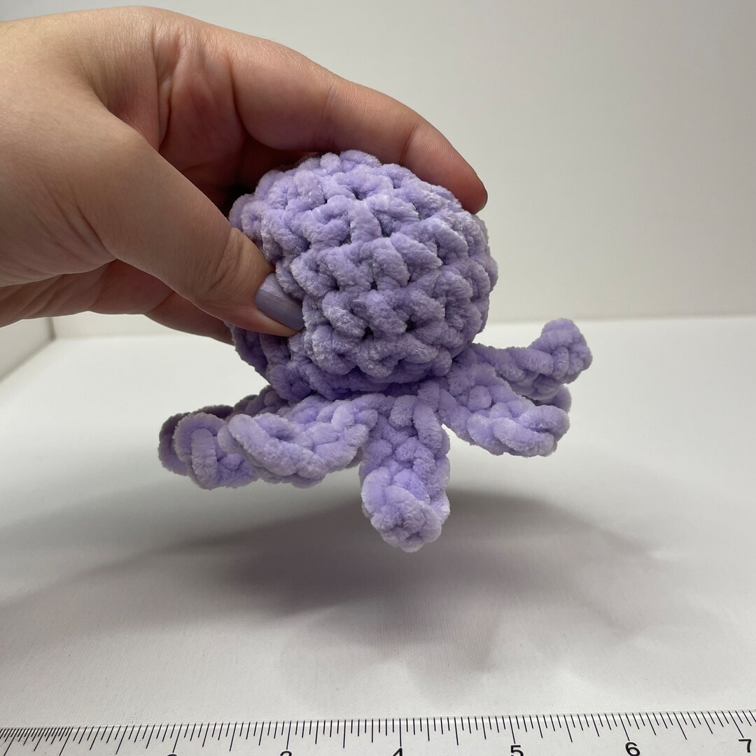 Purple Plush Octopus/ Jellyfish/ Cephalopod- Extra Soft Stuffed Animal ...