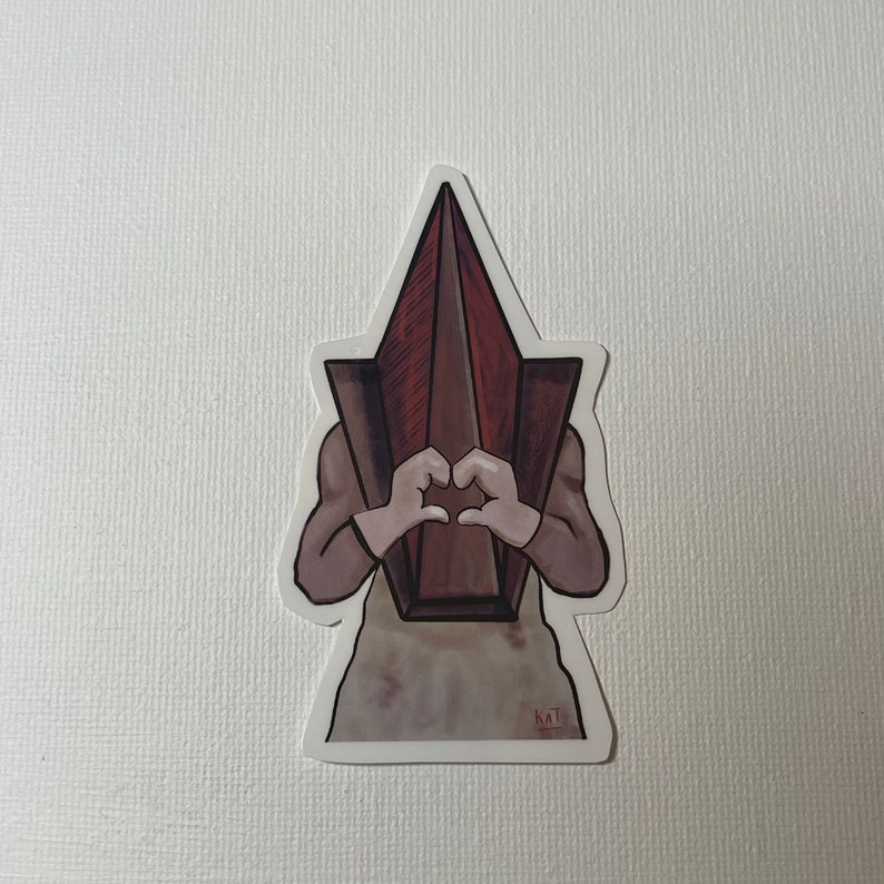 Pyramid Head Heart Hands Vinyl Silent Hill Sticker Survival Horror ...