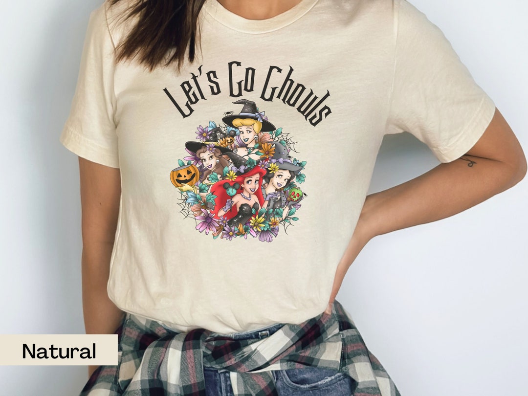 Lets Go Ghouls, Disney Halloween Shirt, Princess Halloween Crewneck ...