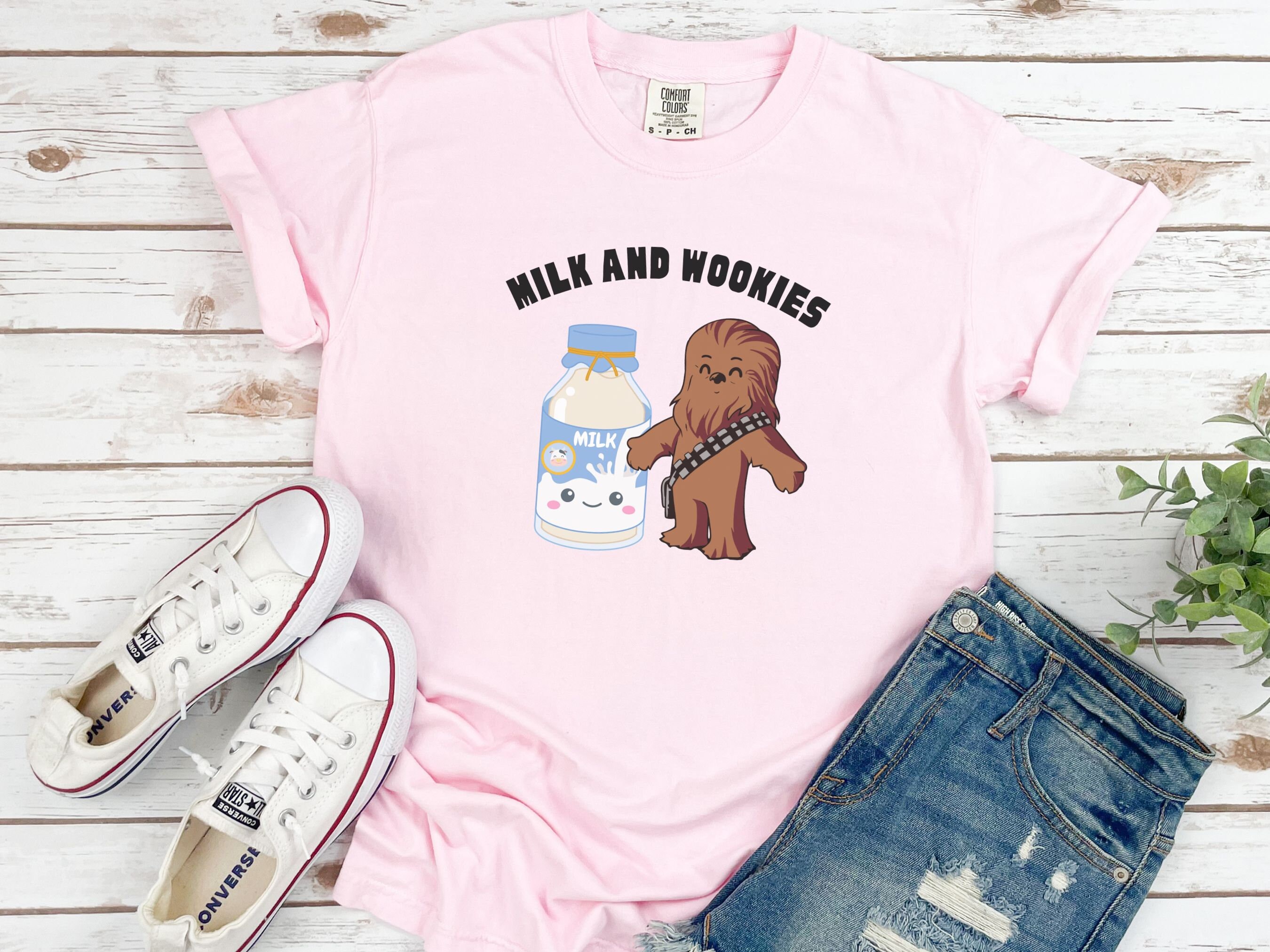 Chewbacca Shirt Disney Comfort Colors Wookie Milk T-shirt - Etsy