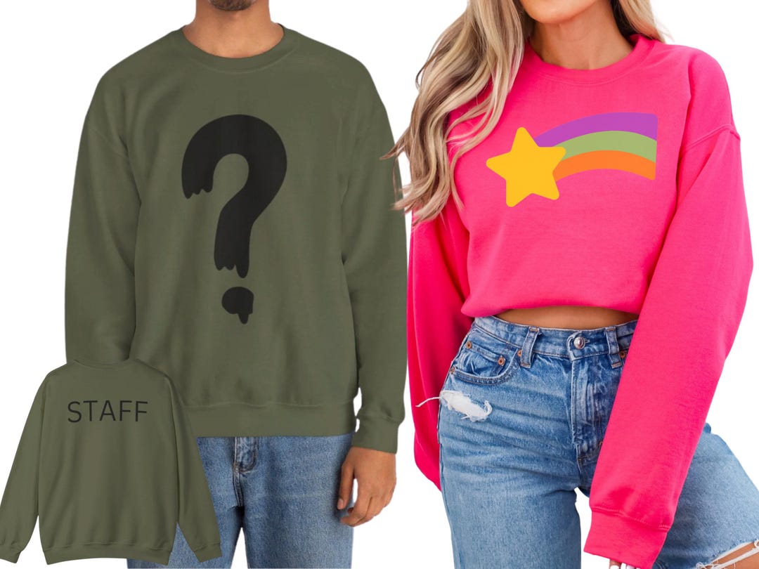 Gravity Falls Soos Ramirez Mystery Shack Staff Question Mark Sweatshirt ...