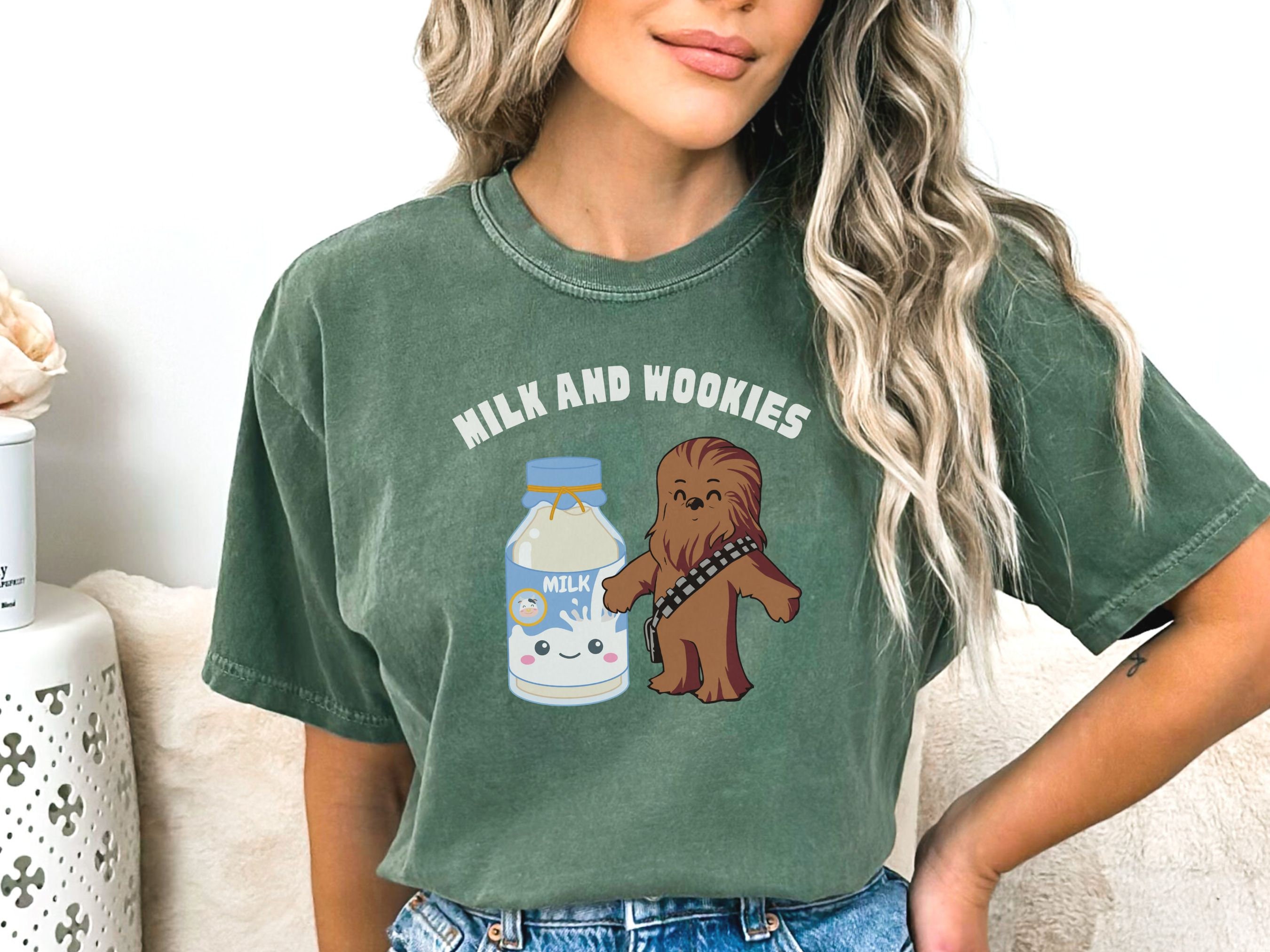 Chewbacca Shirt, Disney Comfort Colors, Wookie Milk T-shirt, Star Wars ...