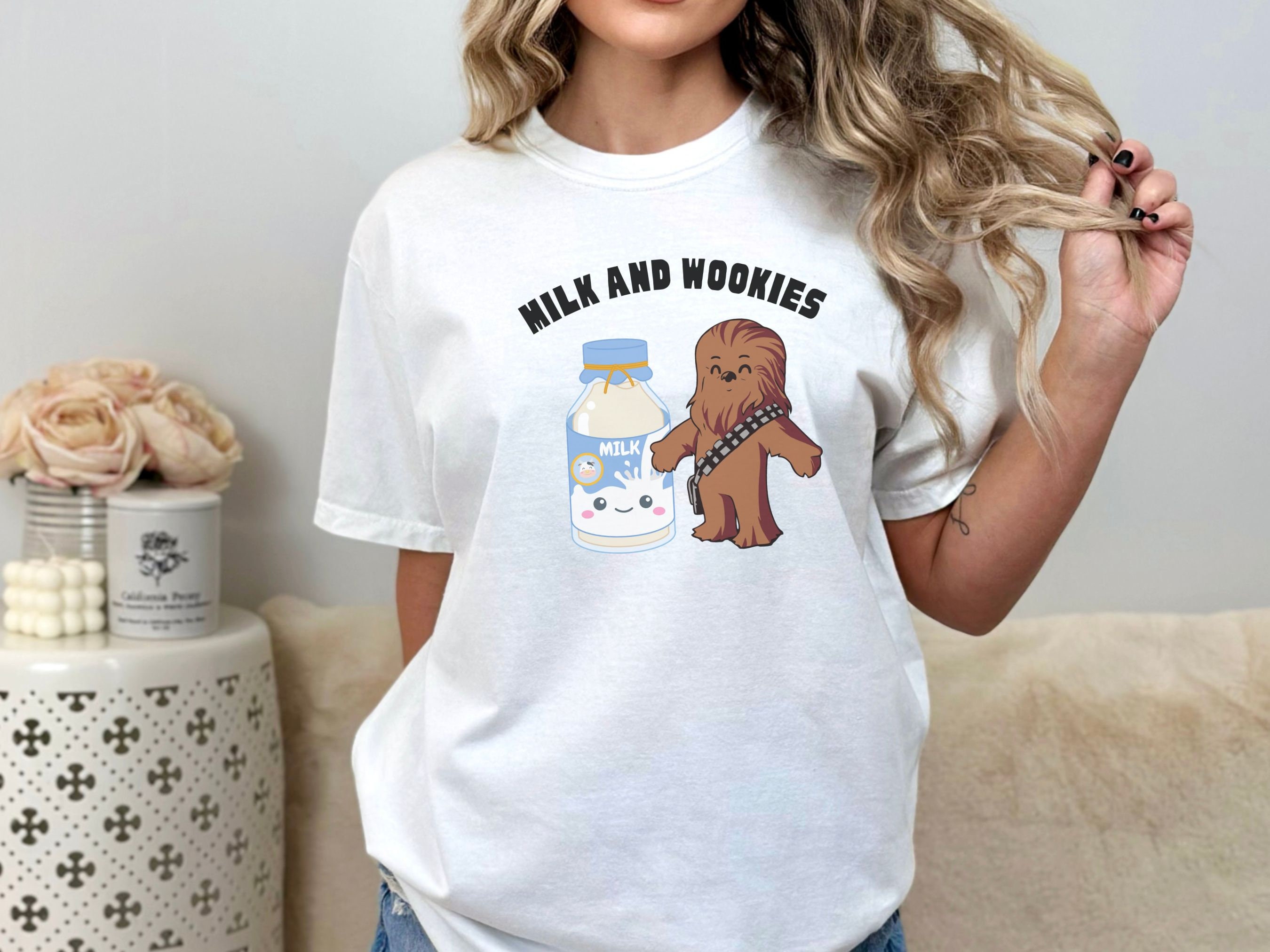 Chewbacca Shirt, Disney Comfort Colors, Wookie Milk T-shirt, Star Wars ...