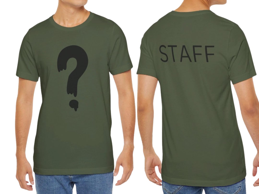 Gravity Falls Soos Ramirez Mystery Shack Staff Question Mark Shirt 2 ...