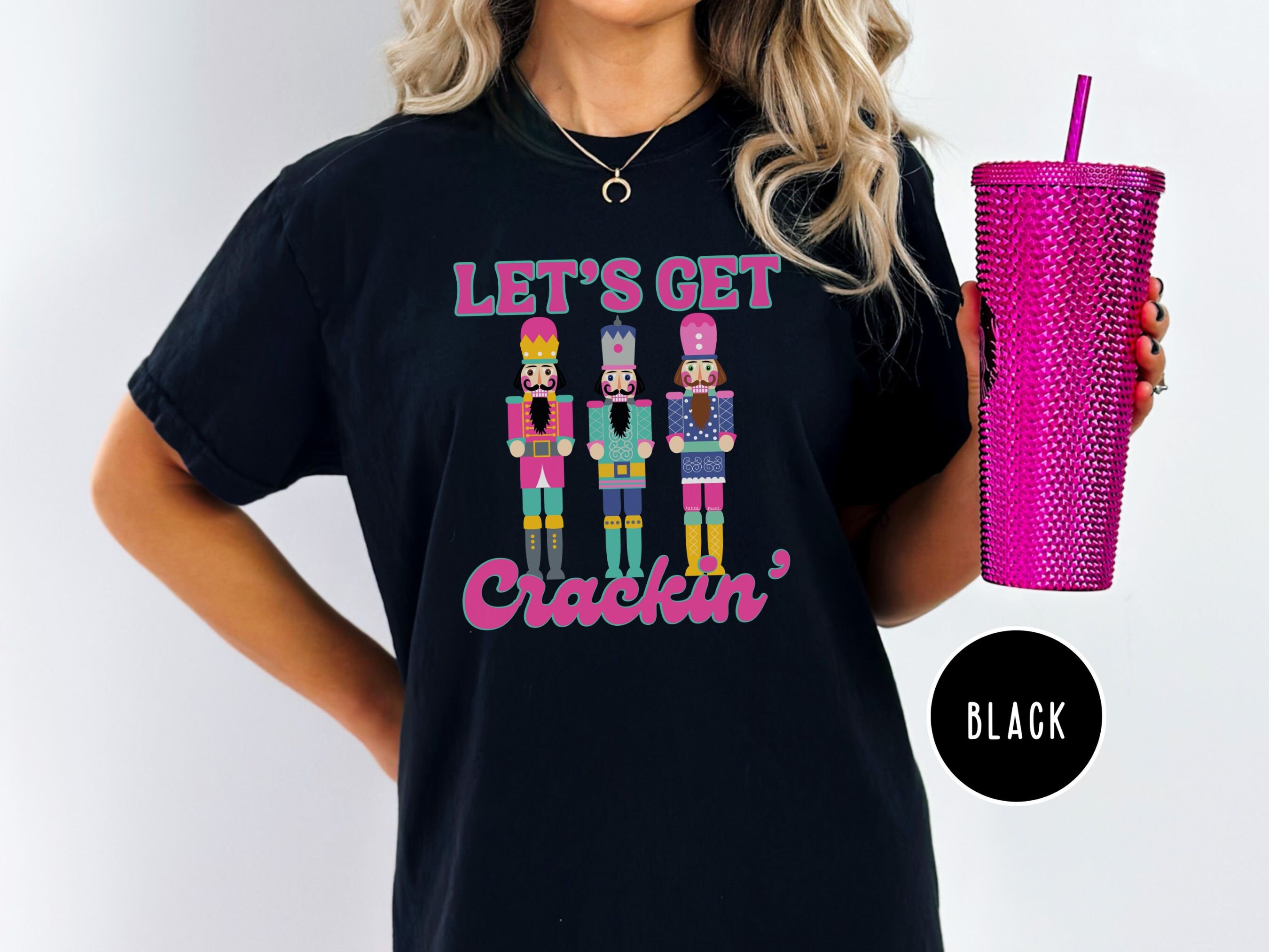 Let's Get Crackin Shirt, Nutcracker Season Tee, Retro Christmas Comfort ...