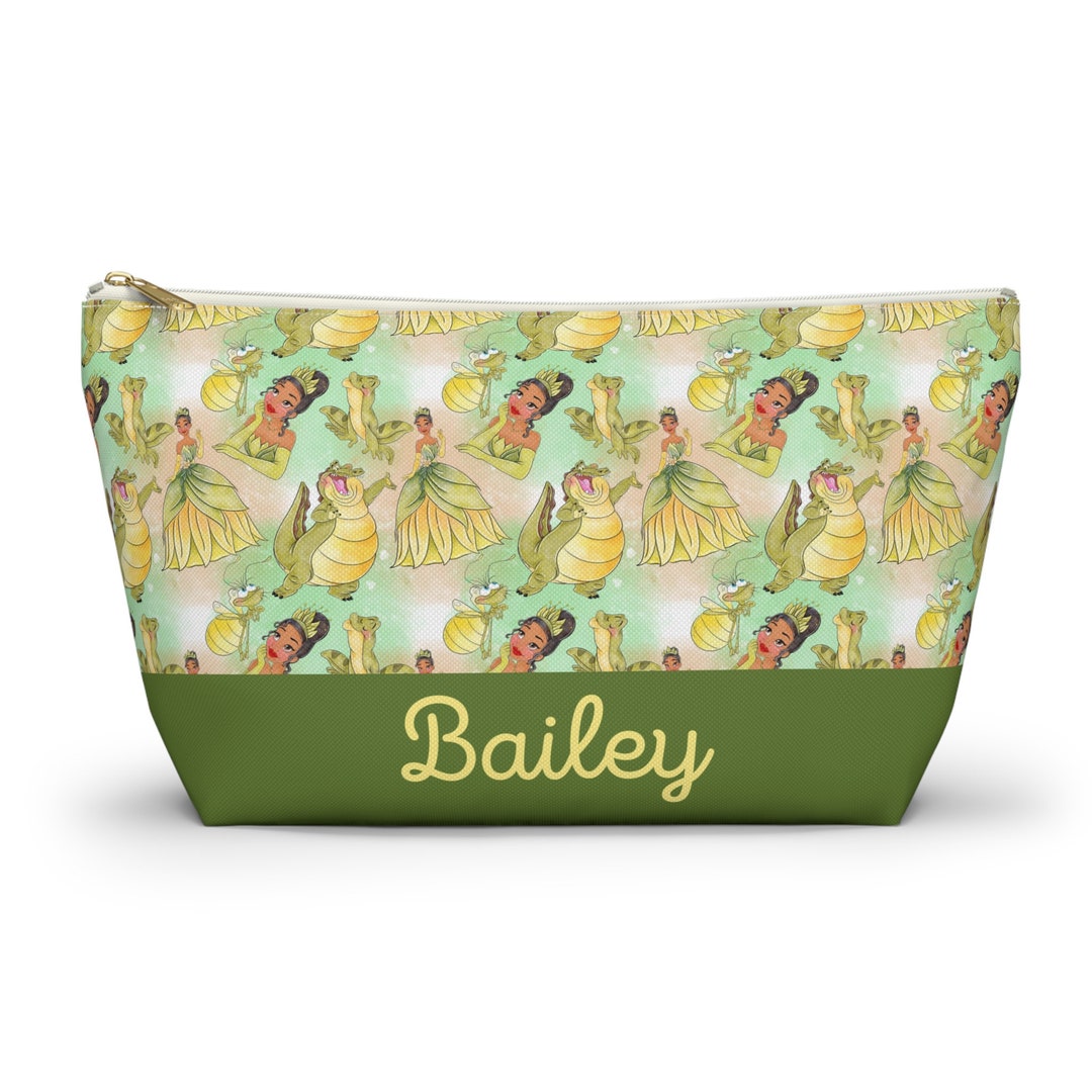 Custom Tiana Makeup Bag, Princess and the Frog Cosmetic Bag, Princess ...