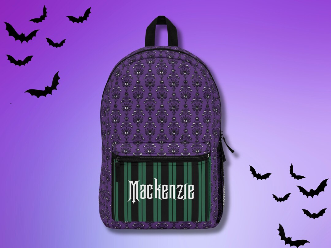 Haunted Mansion Backpack, Personalized Disney Backpack, Custom Disney ...