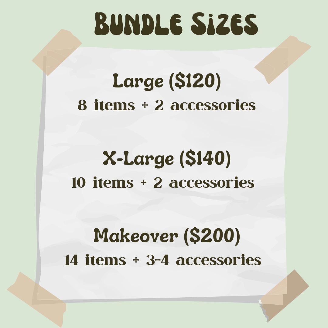 Cottagecore Thrifted Style Bundle - Etsy