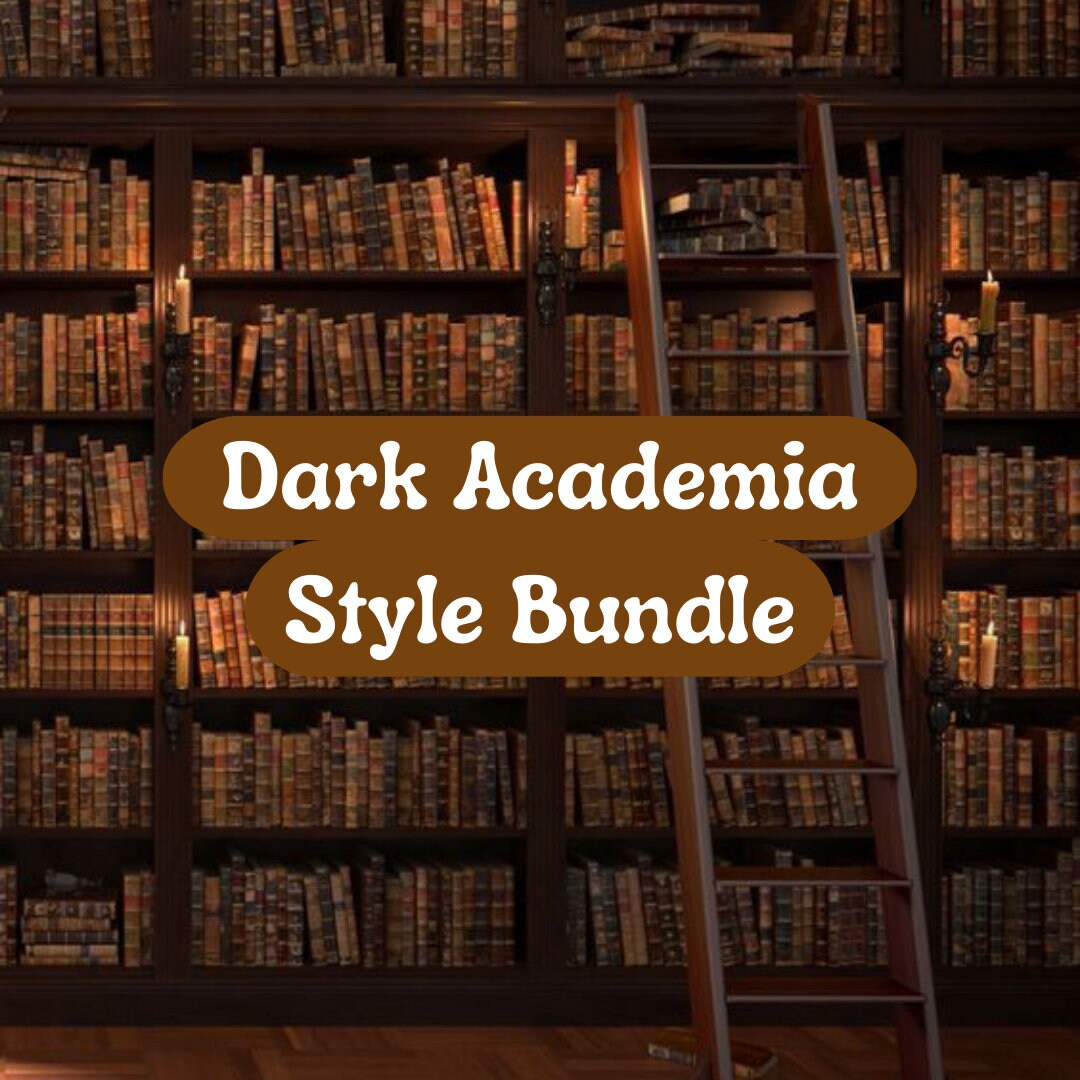 Dark Academia Thrifted Style Bundle - Etsy