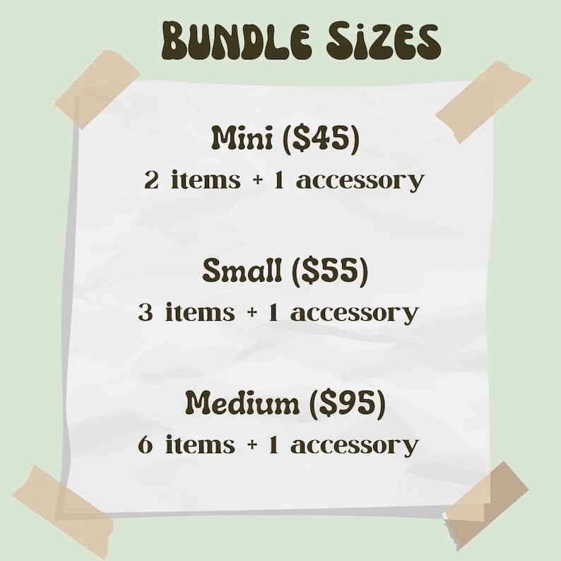 Cottagecore Thrifted Style Bundle - Etsy