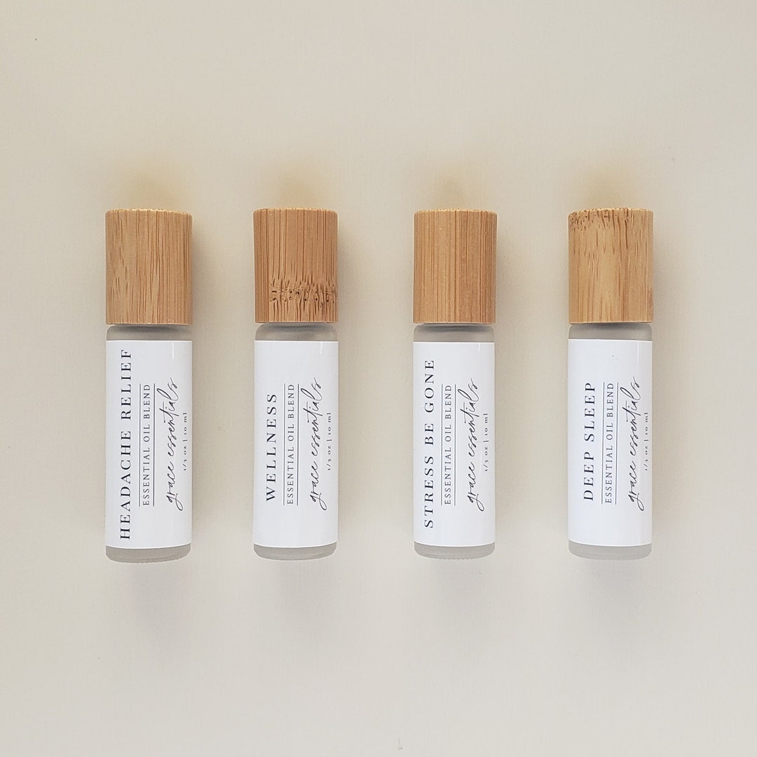 Starter Kit | Essential Oil Roller Gift Box | Deep Sleep + Wellness ...