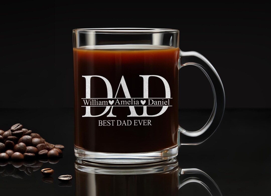 Personalized Coffee Mug With Hidden Engraving, Father’s Day Gift for ...
