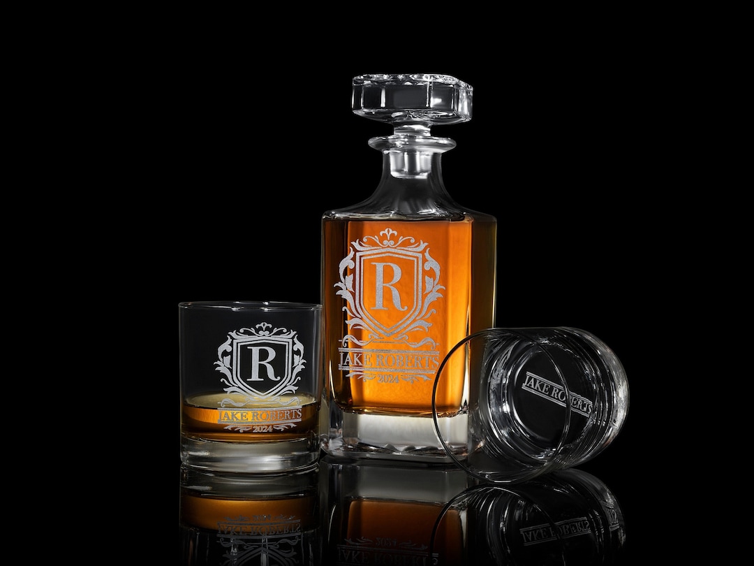 Personalized Whiskey Decanter Set With Premium Engraving Quality ...