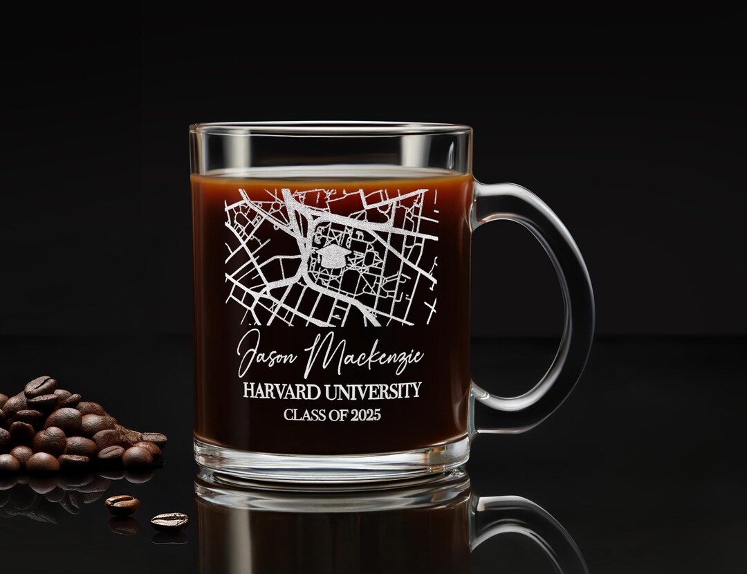 Personalized Campus Map Graduation Coffee Mug - Custom University Map ...