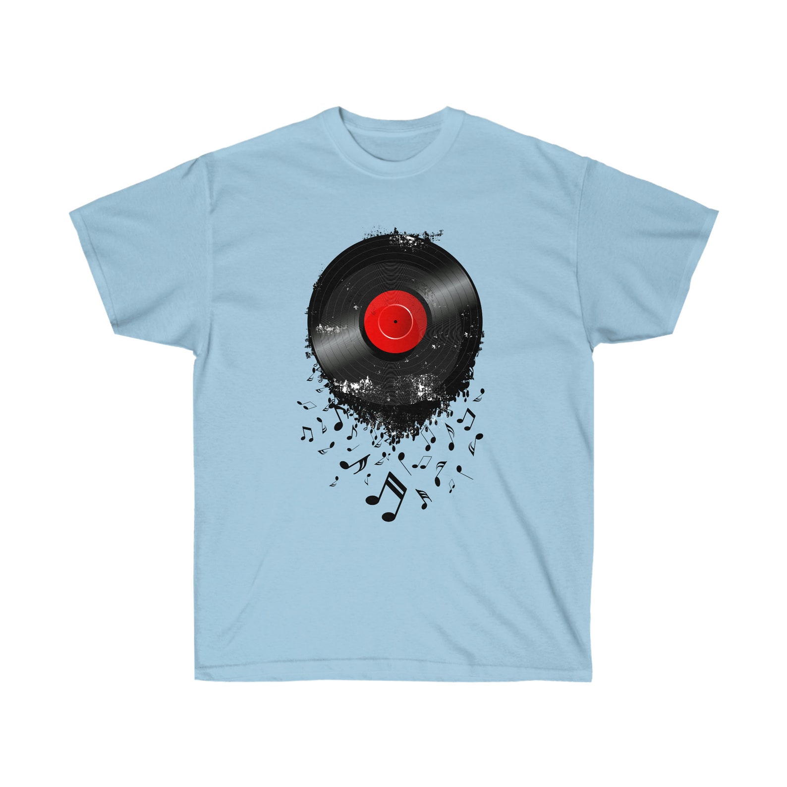 Vinyl Record T-shirt Record Player Enthusiast Tee Oldies Music 70s ...