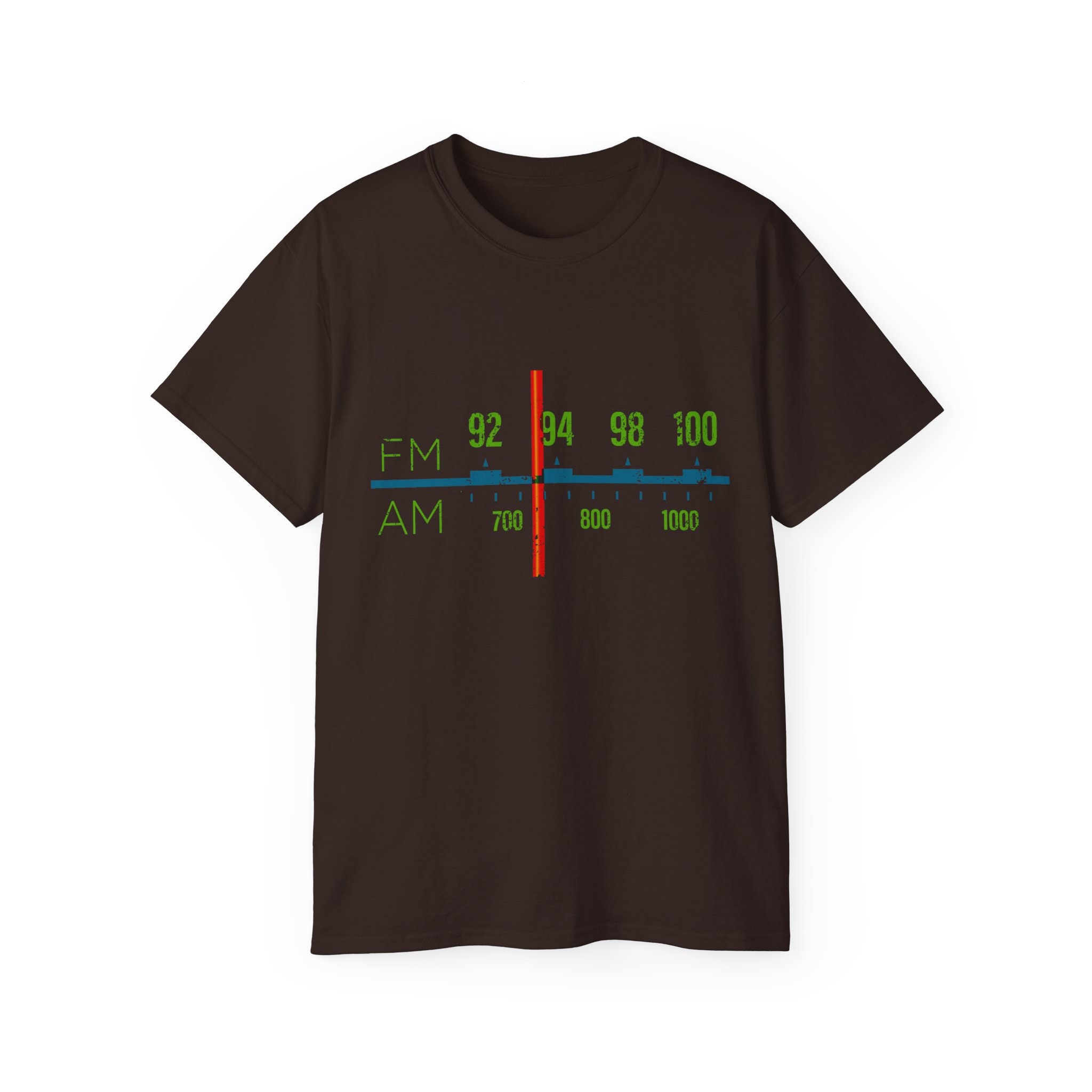Vintage FM AM Radio T-shirt - Retro Radio Dial Design Unisex Gift for ...