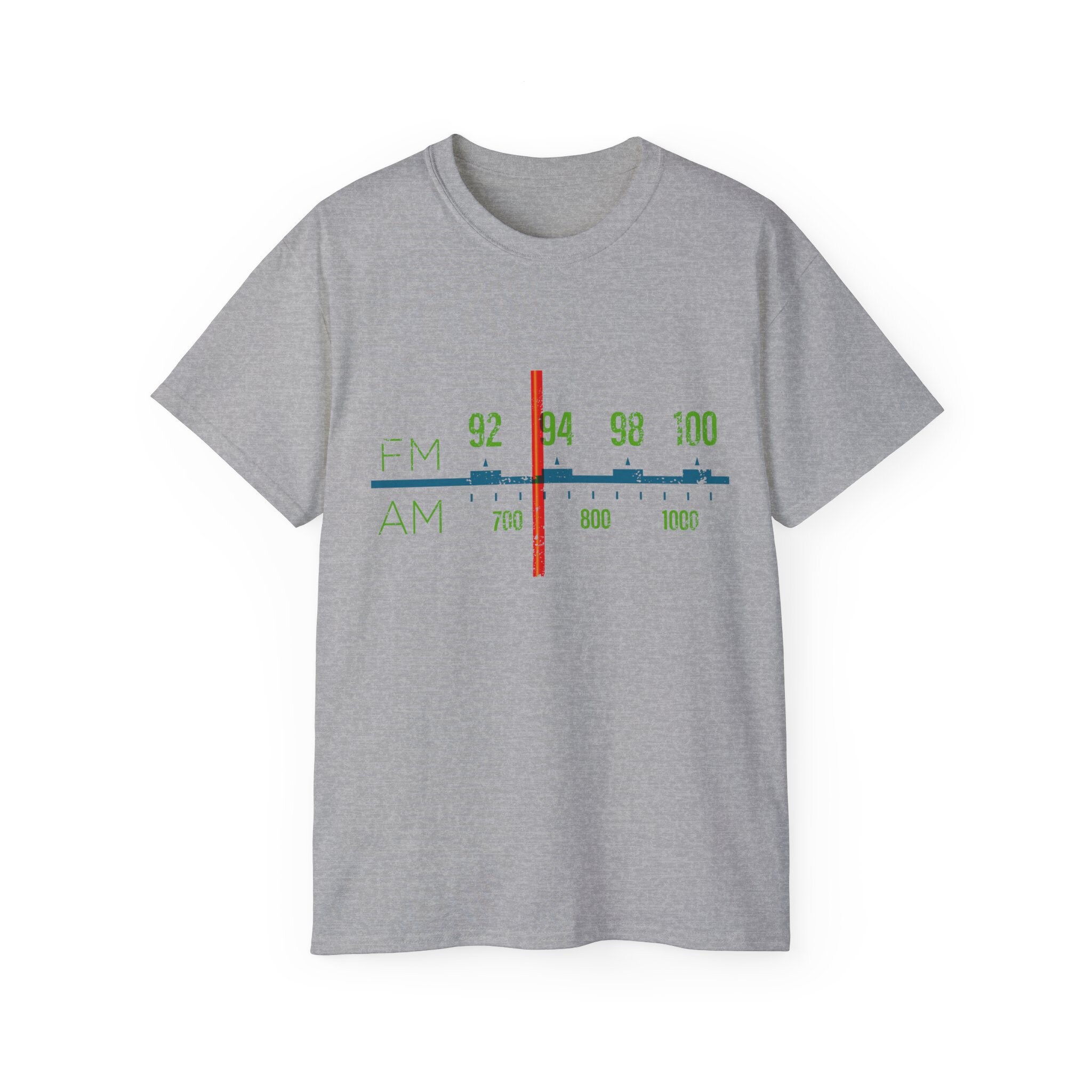 Vintage FM AM Radio T-shirt - Retro Radio Dial Design Unisex Gift for ...
