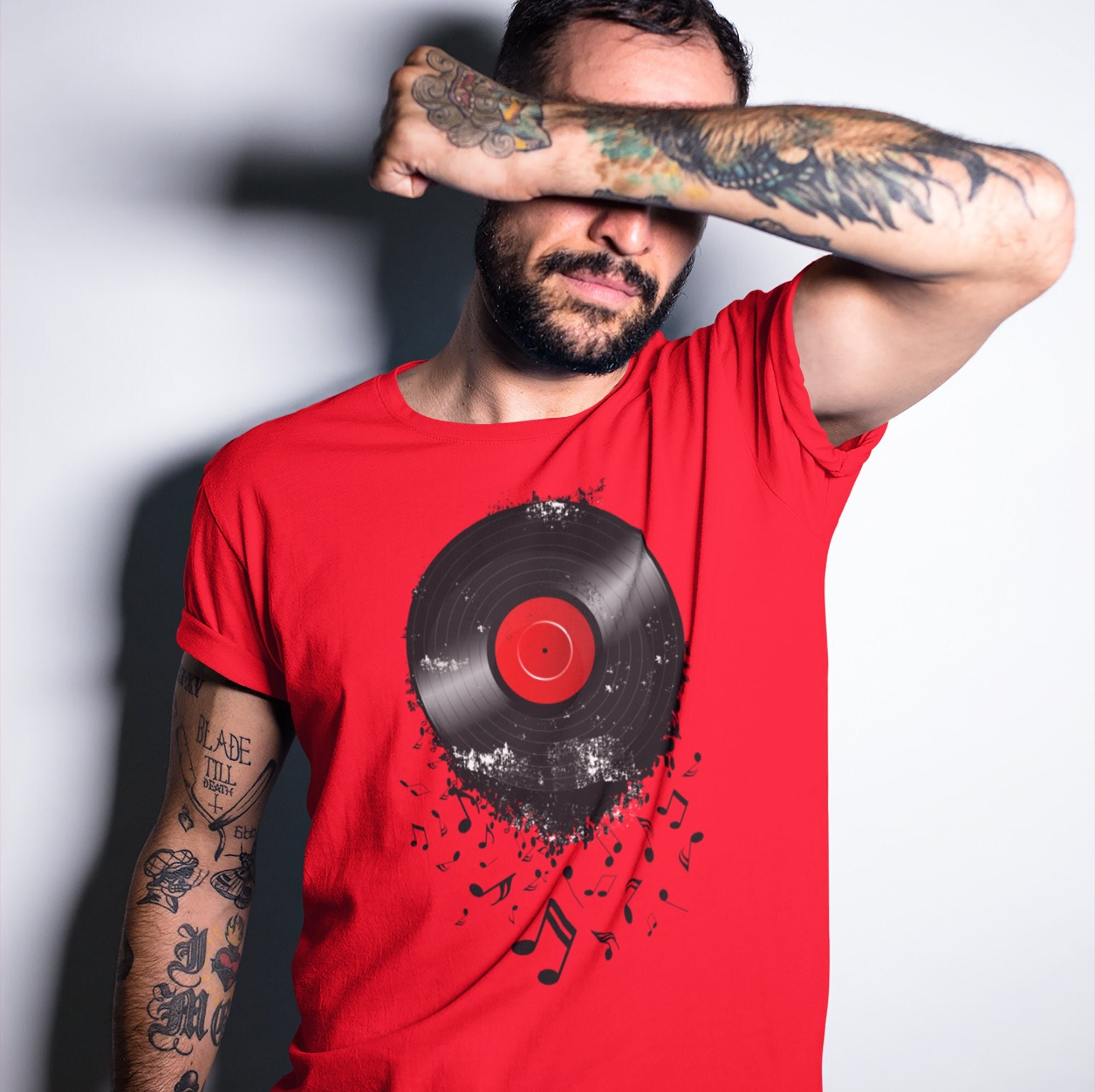 Vinyl Record T-shirt Record Player Enthusiast Tee Oldies Music 70s ...