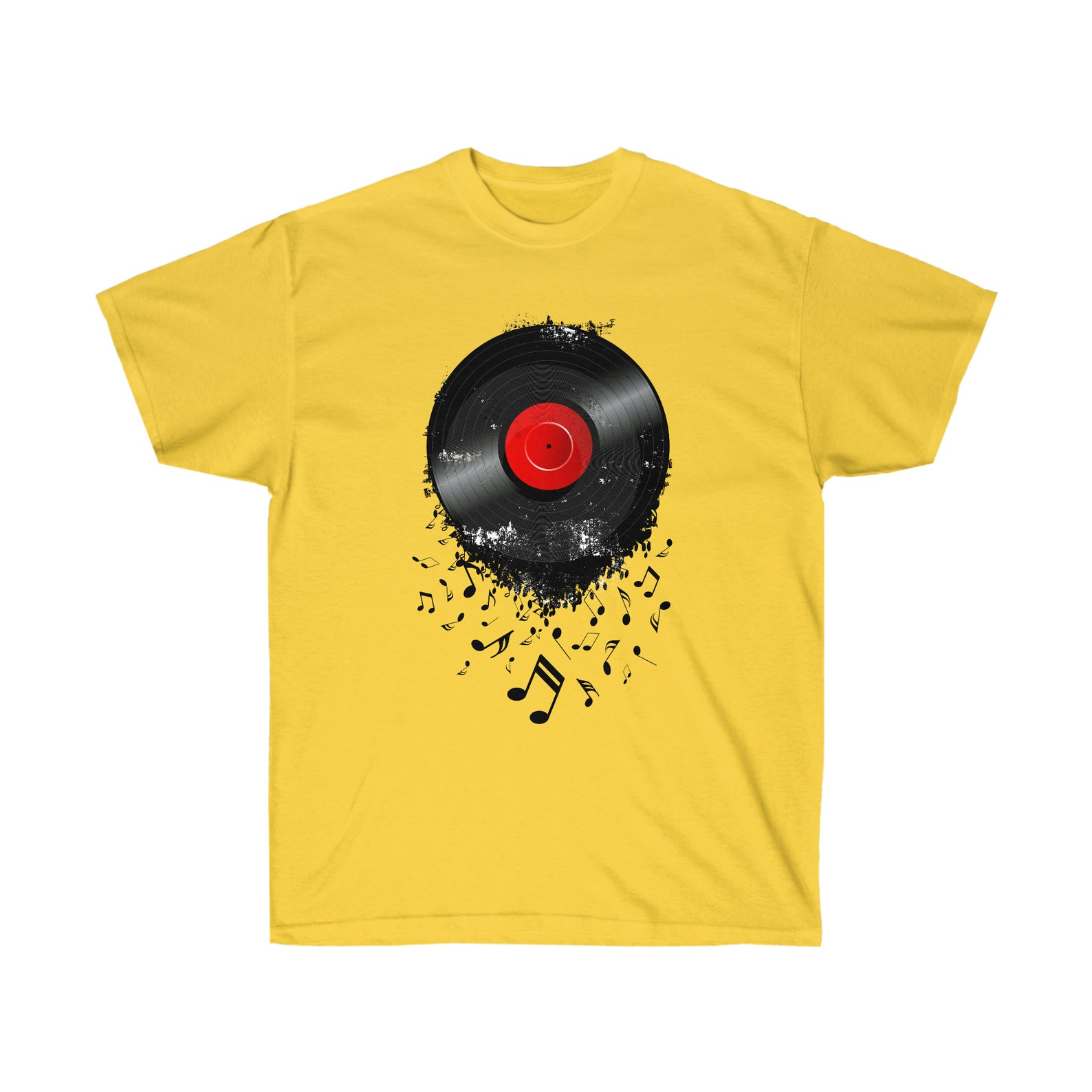 Vinyl Record T-shirt Record Player Enthusiast Tee Oldies Music 70s ...