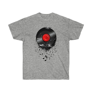 Vinyl Record T-shirt Record Player Enthusiast Tee Oldies Music 70s ...