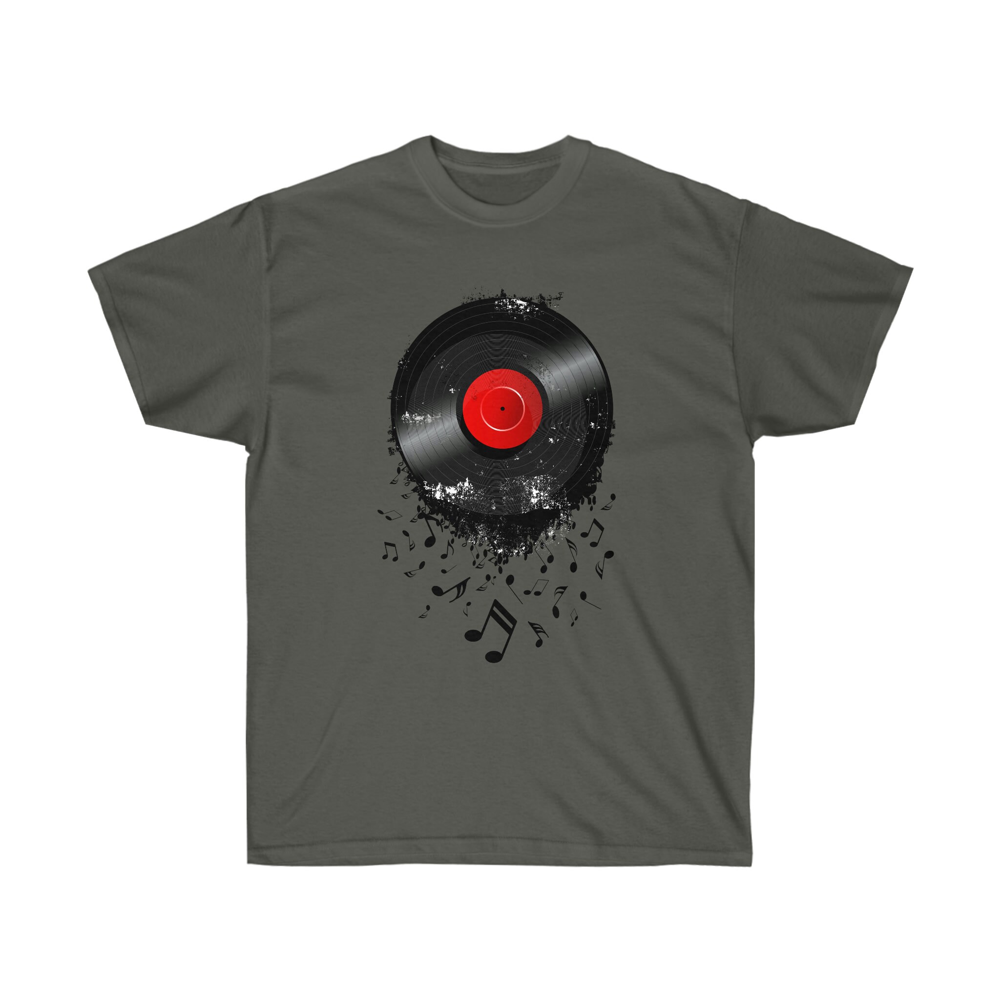 Vinyl Record T-shirt Record Player Enthusiast Tee Oldies Music 70s ...